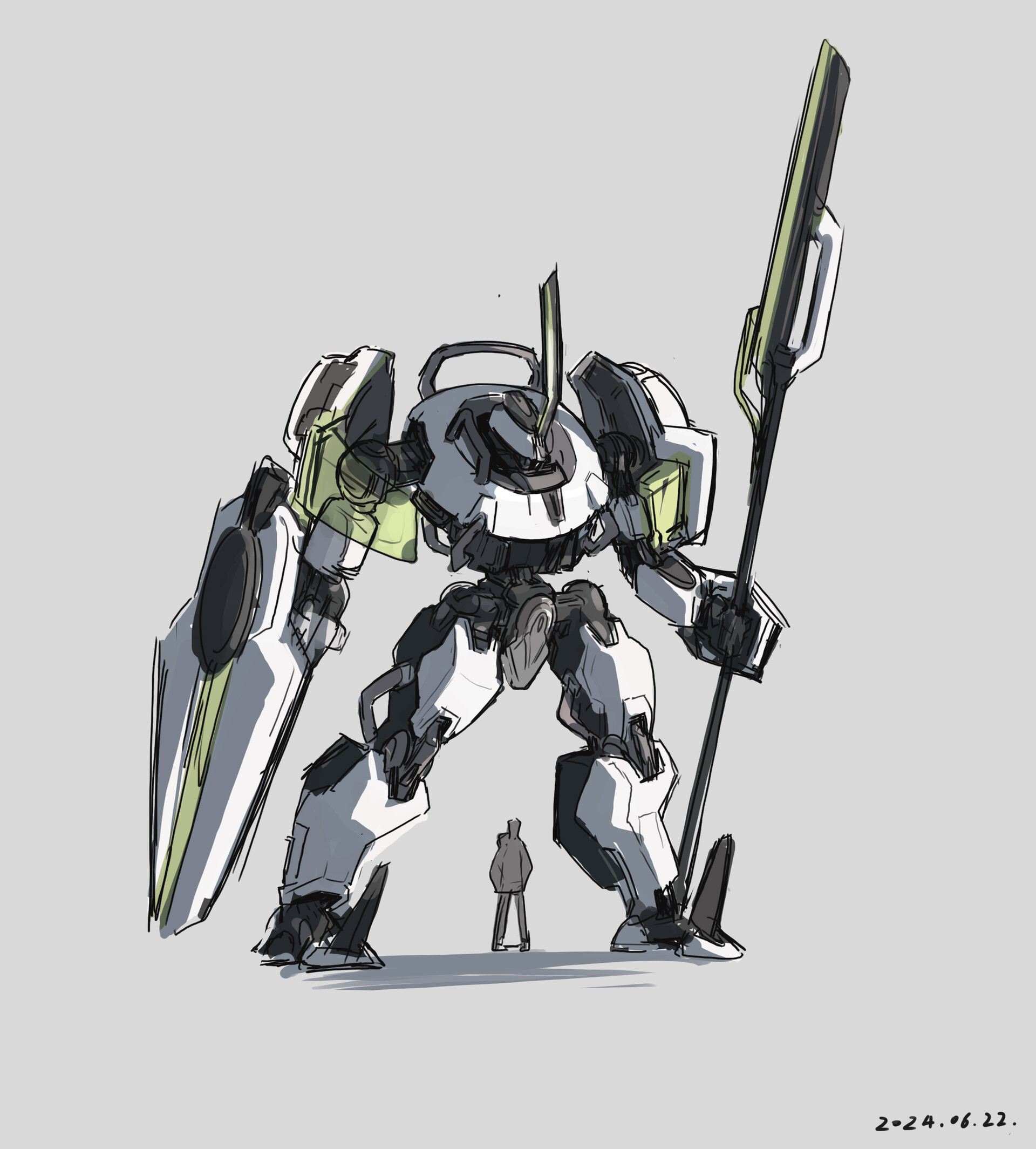 ArtStation - Mecha character practice