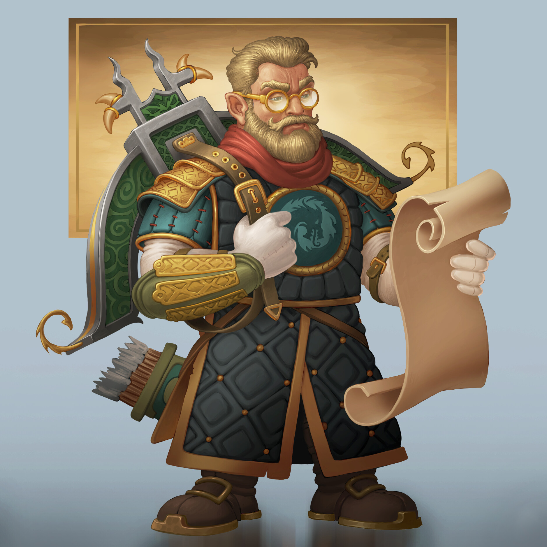 ArtStation - Dwarves squad characters concept