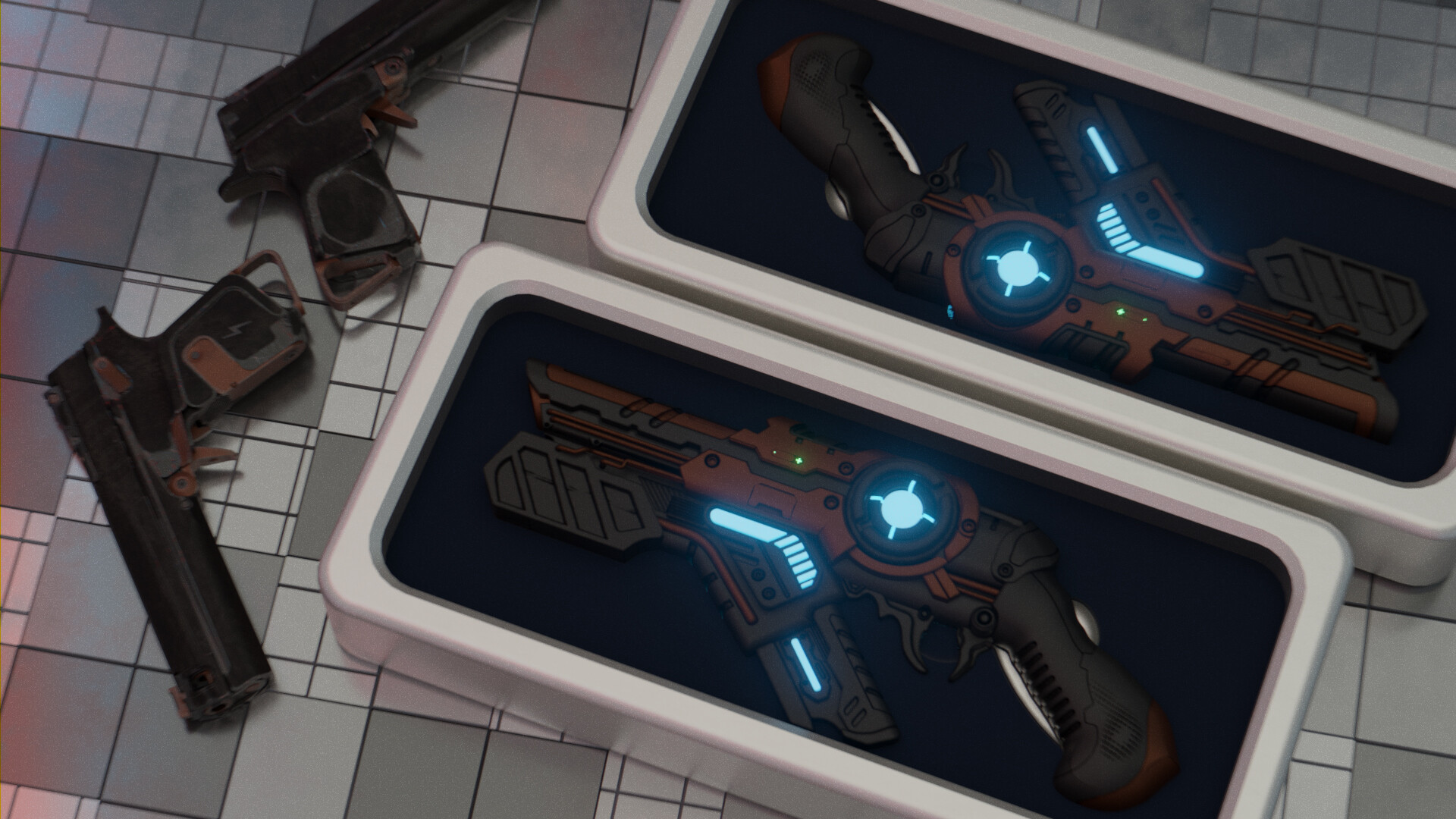 ArtStation - Sci-fi Gun Concept art