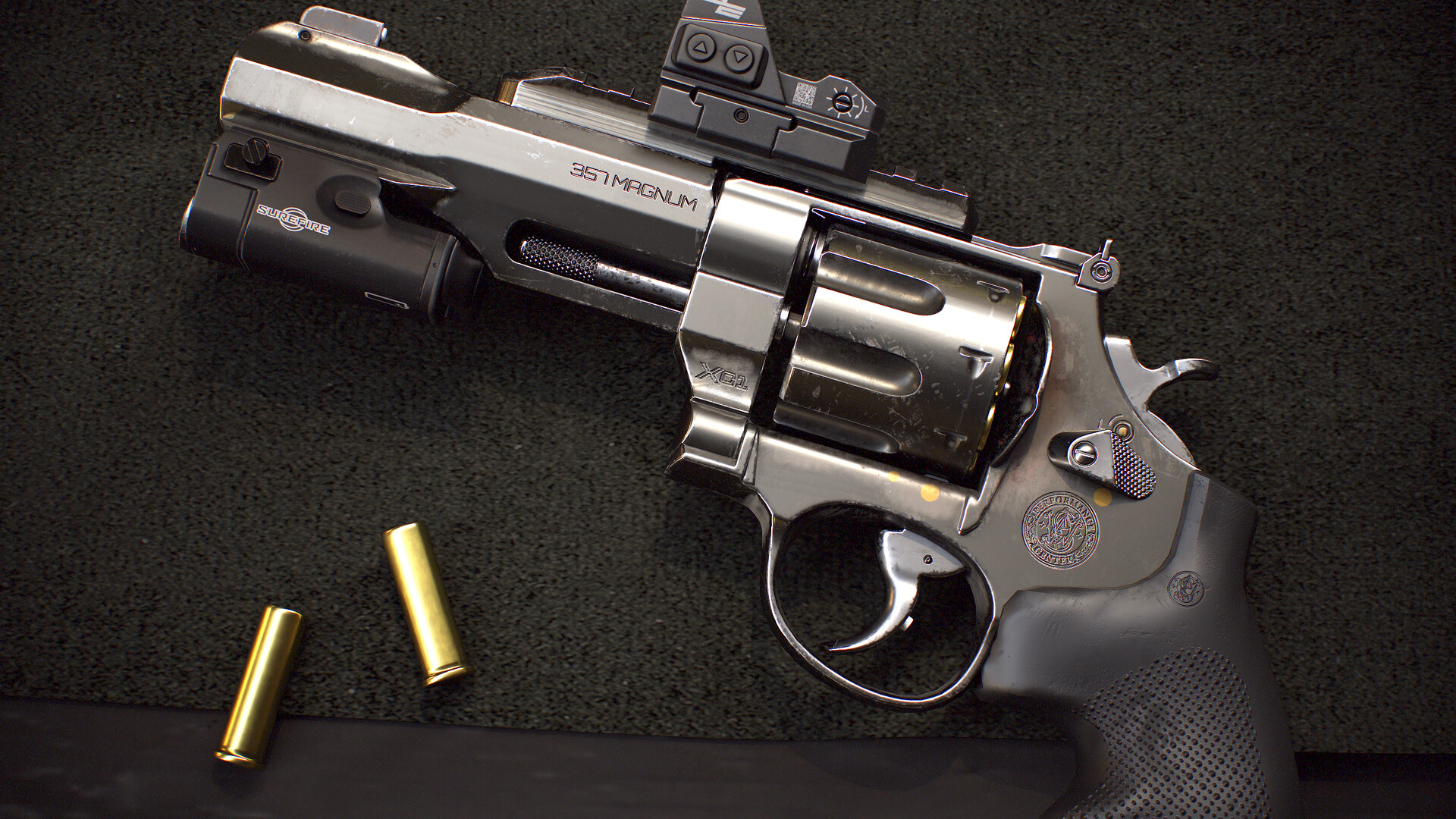 ArtStation - AAA Magnum Revolver Game Ready PBR