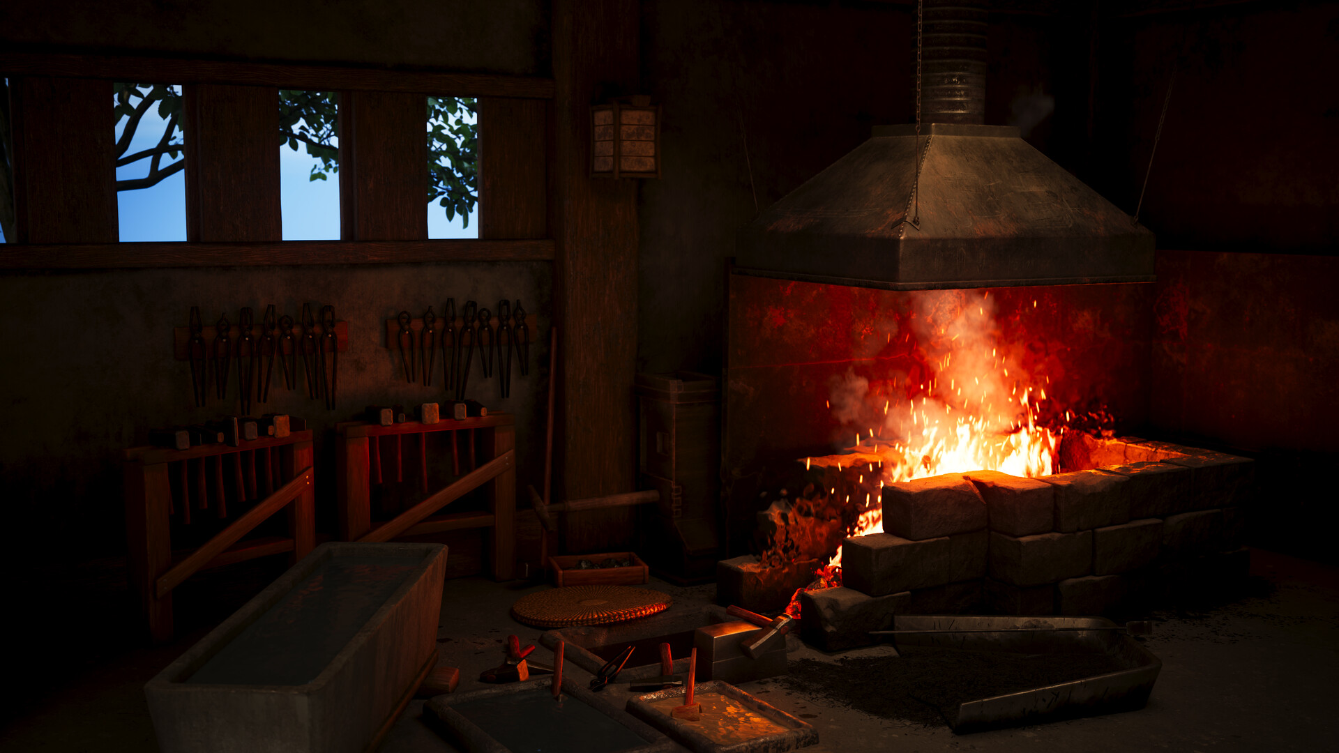 ArtStation - Japanese Blacksmith Forge