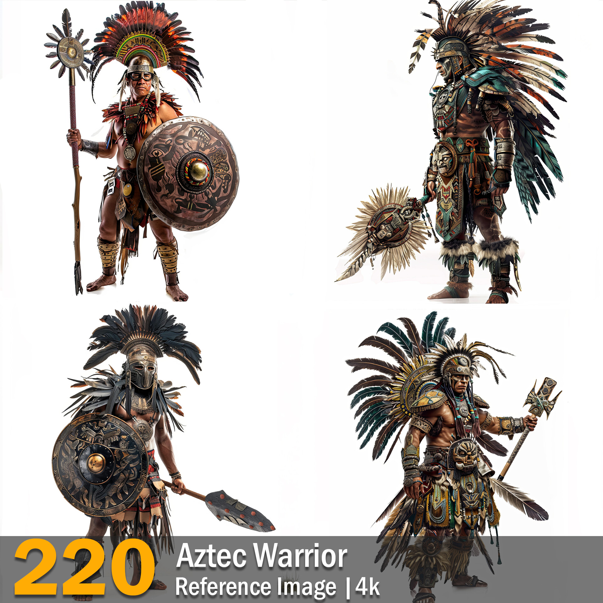 ArtStation - Aztec Warrior | Reference Images | 4K