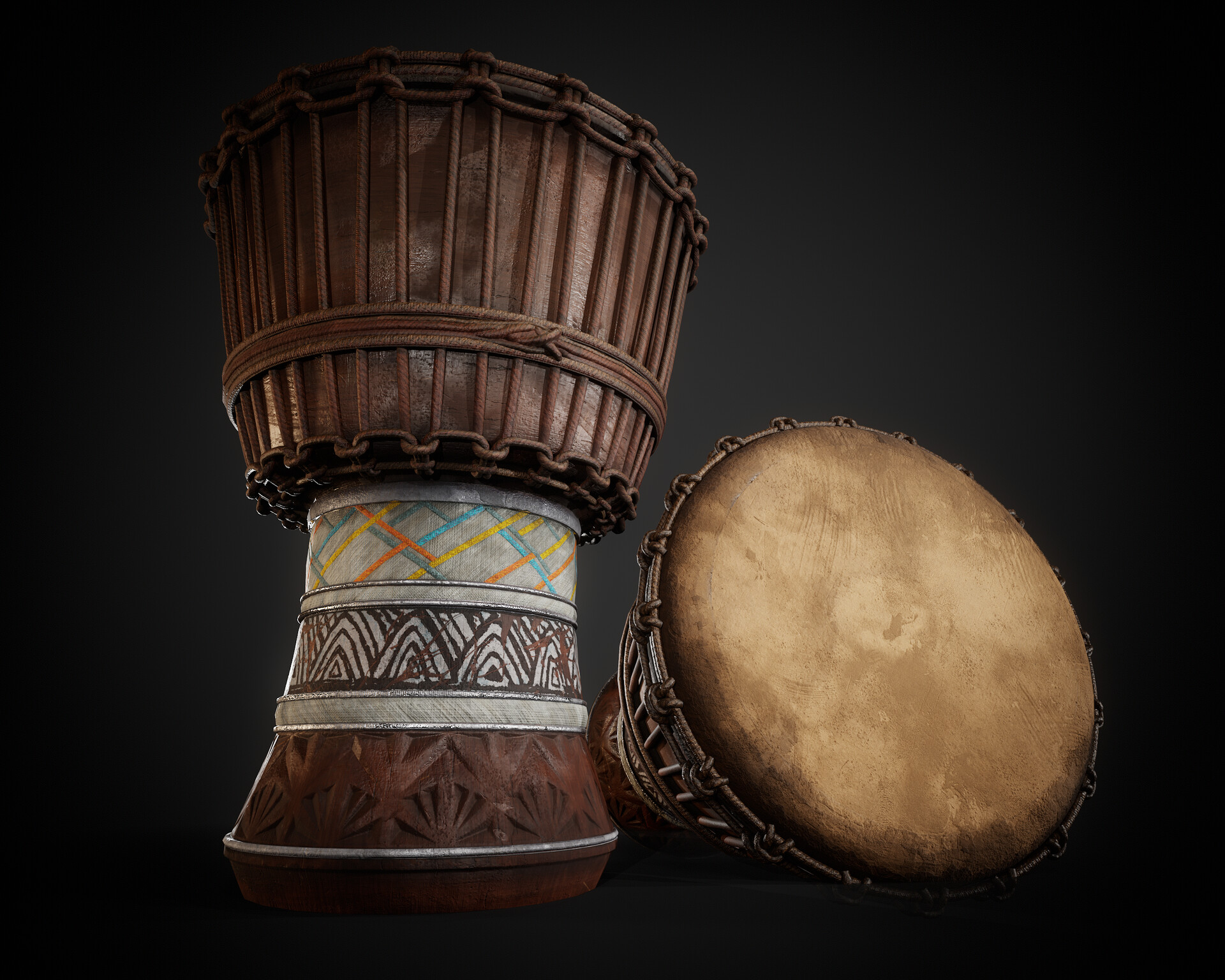 ArtStation - African Drum