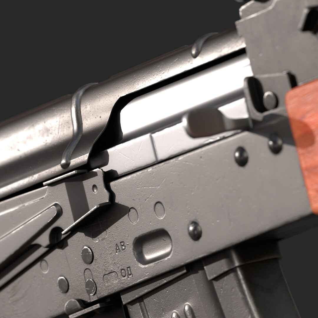 ArtStation - AK-47 game ready