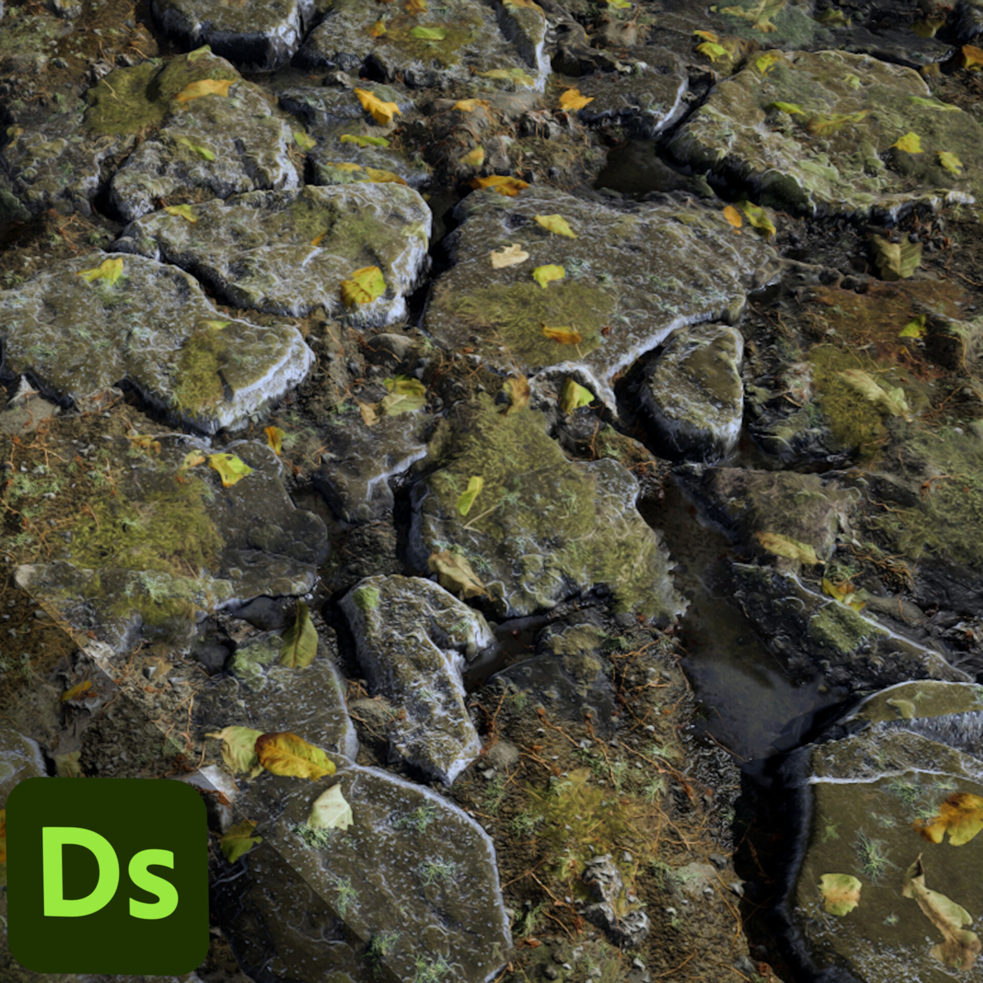 ArtStation - Substance Designer - Cobblestone
