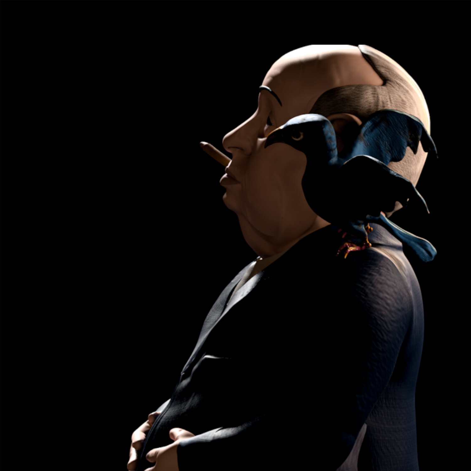 Artstation Alfred Hitchcock