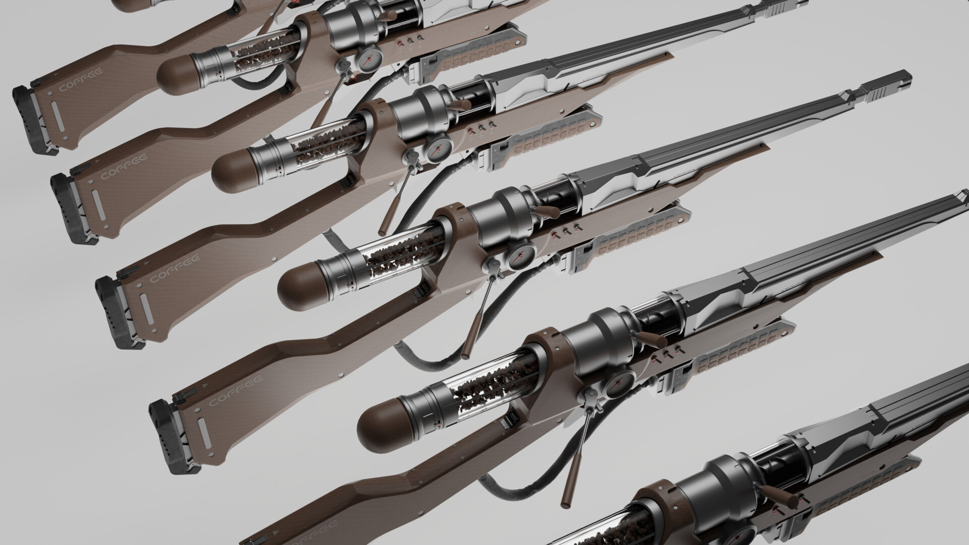 ArtStation - Caffeine injection gun concept design