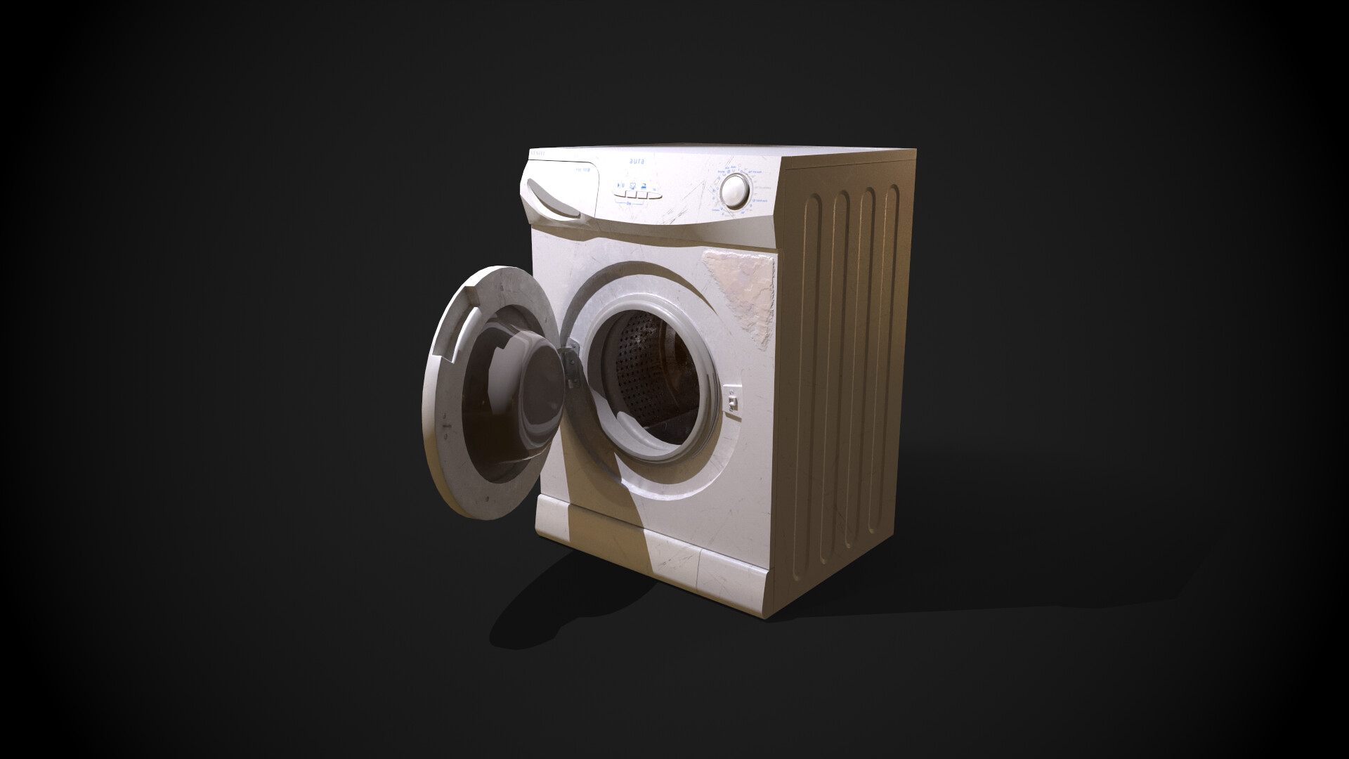 ArtStation - Washing machine in a village
