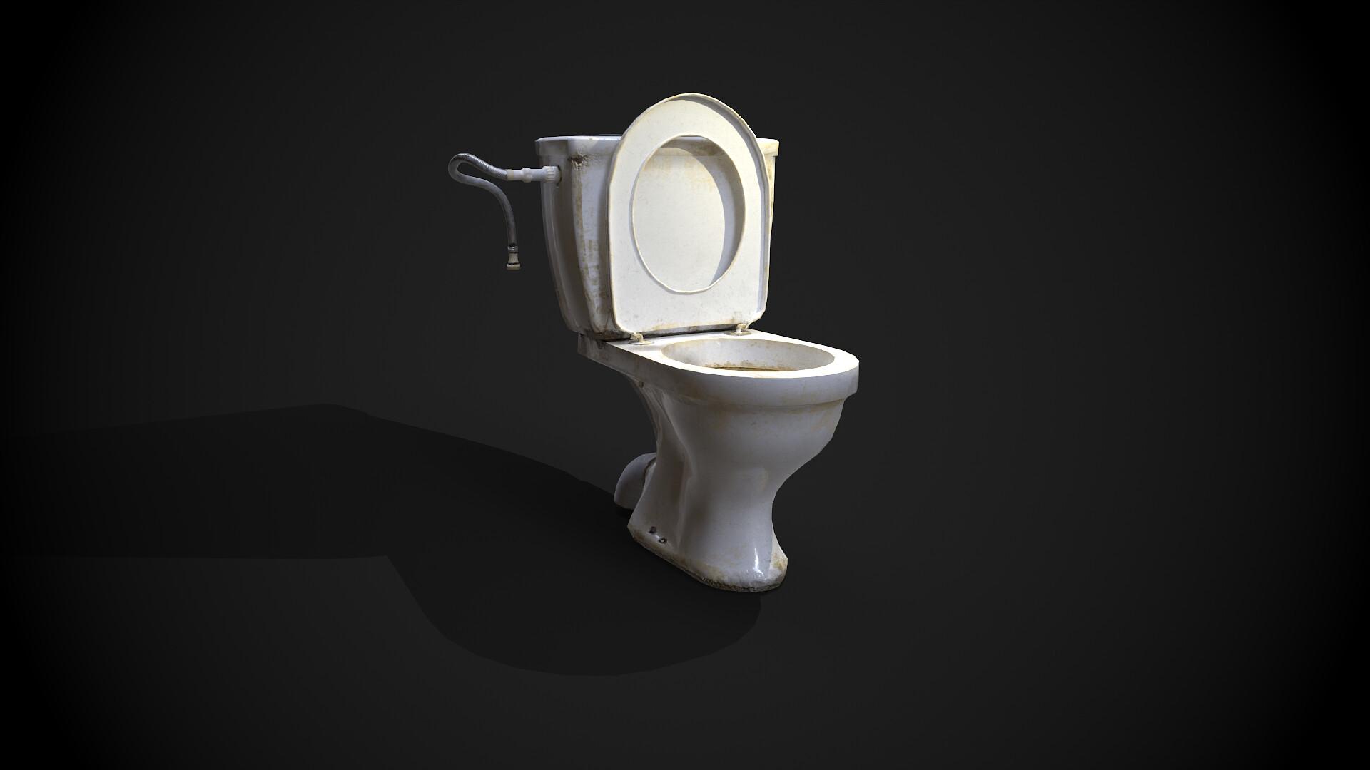 ArtStation - Old Soviet Low Poly Toilet