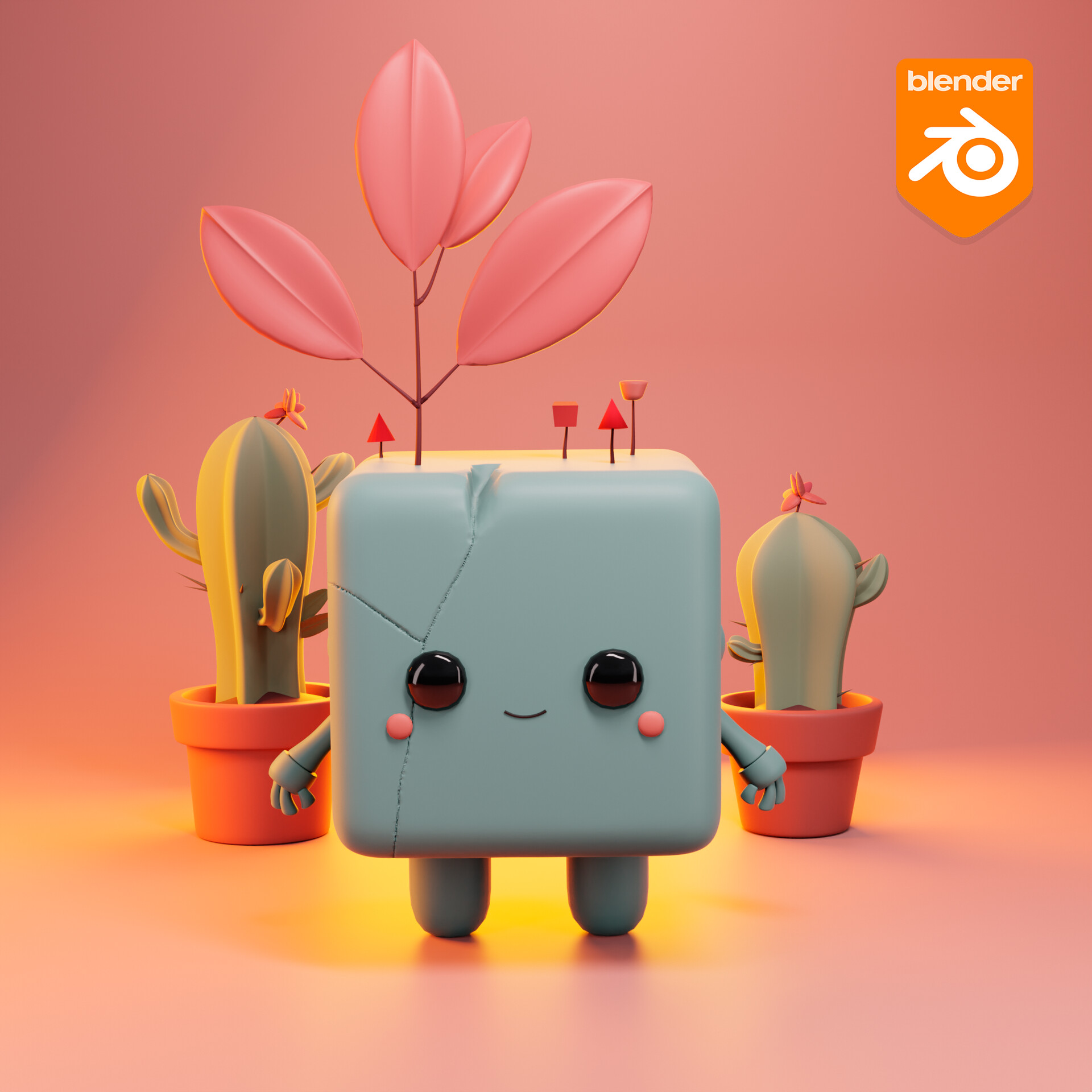 ArtStation - Cube Friend