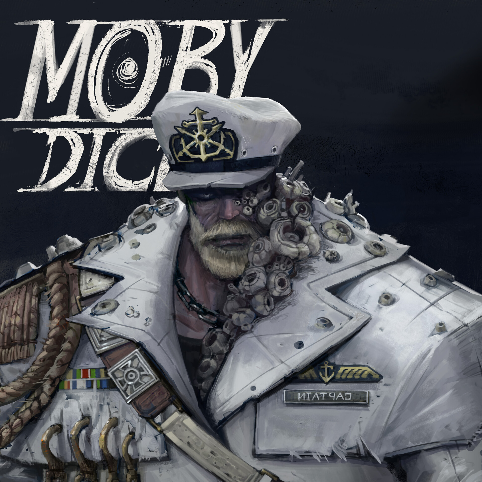 ArtStation - Captain Ahab - Moby Dick