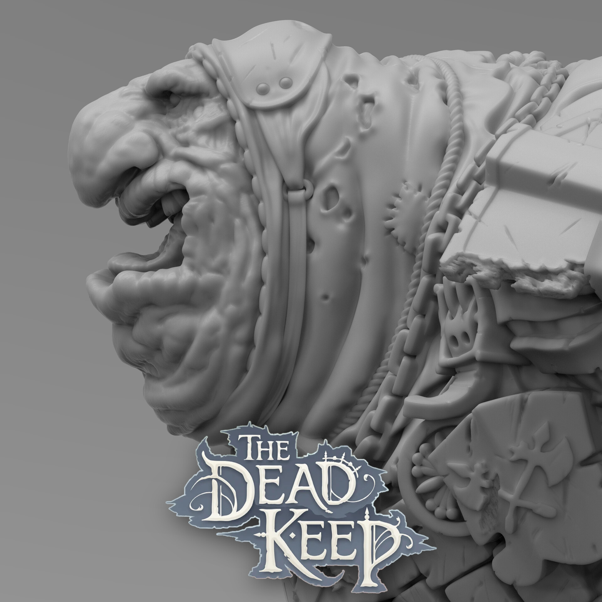 ArtStation - Ogre miniature - The Dead Keep