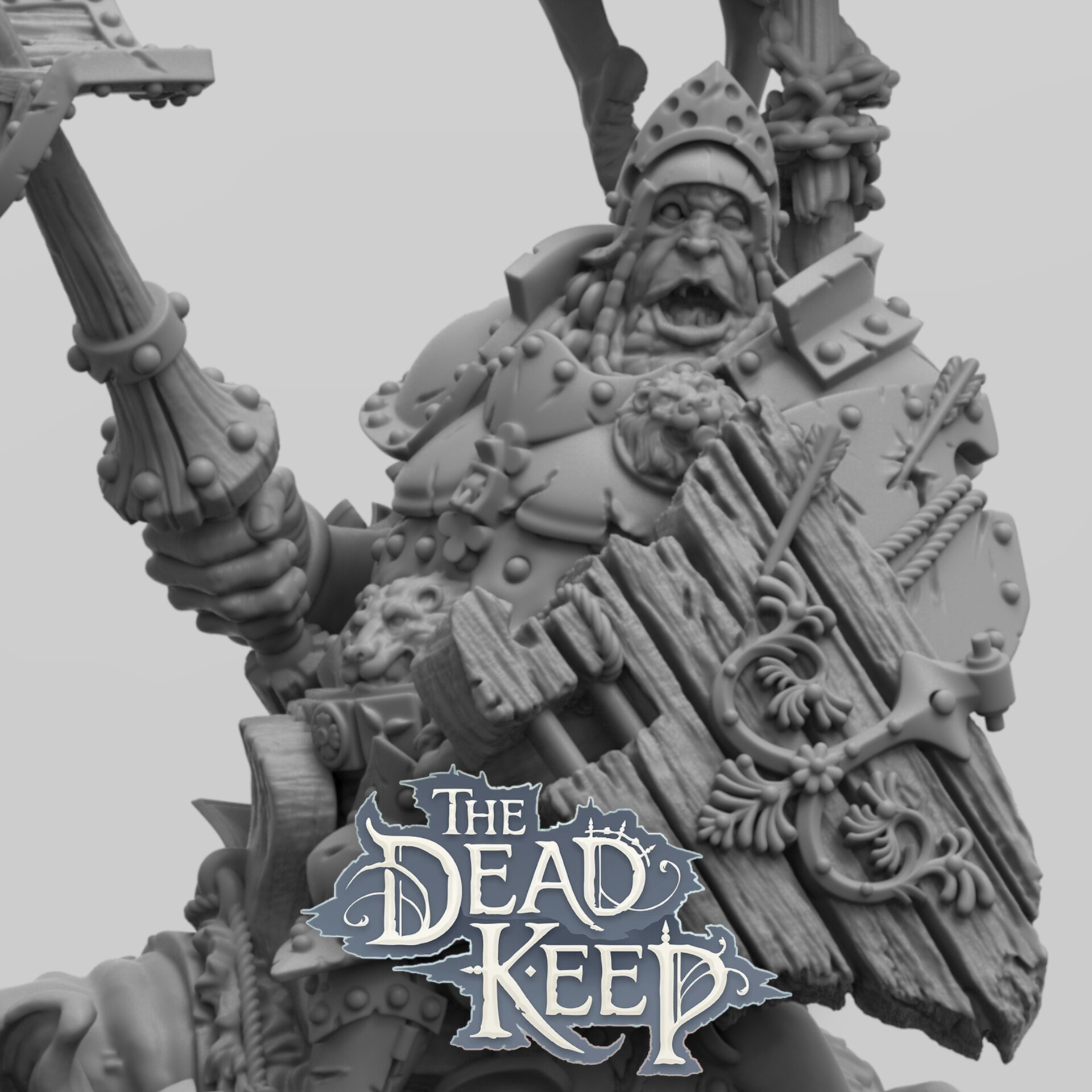 ArtStation - Warhog 2 miniature - The Dead Keep