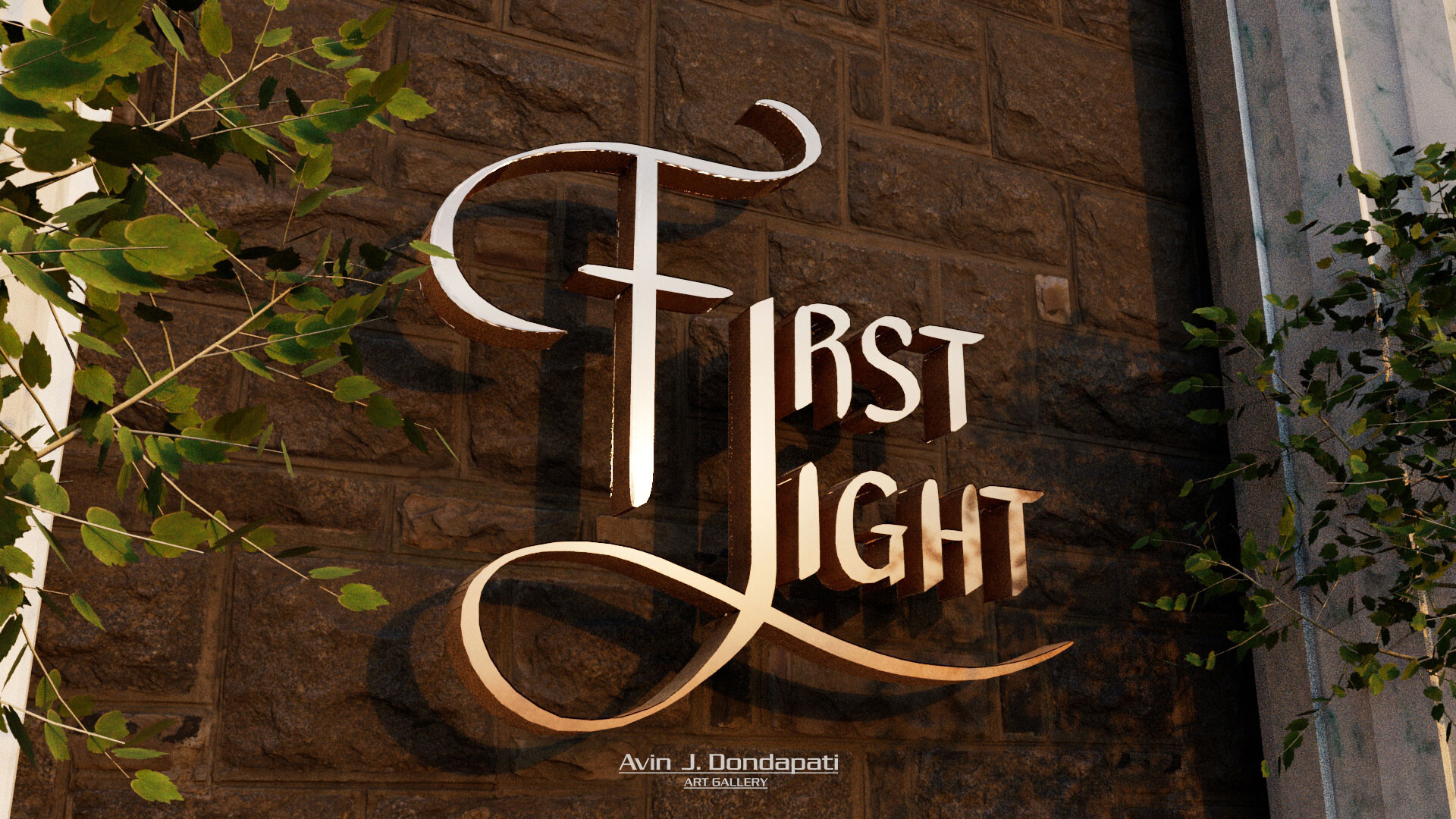 ArtStation - First Light - Title Animation