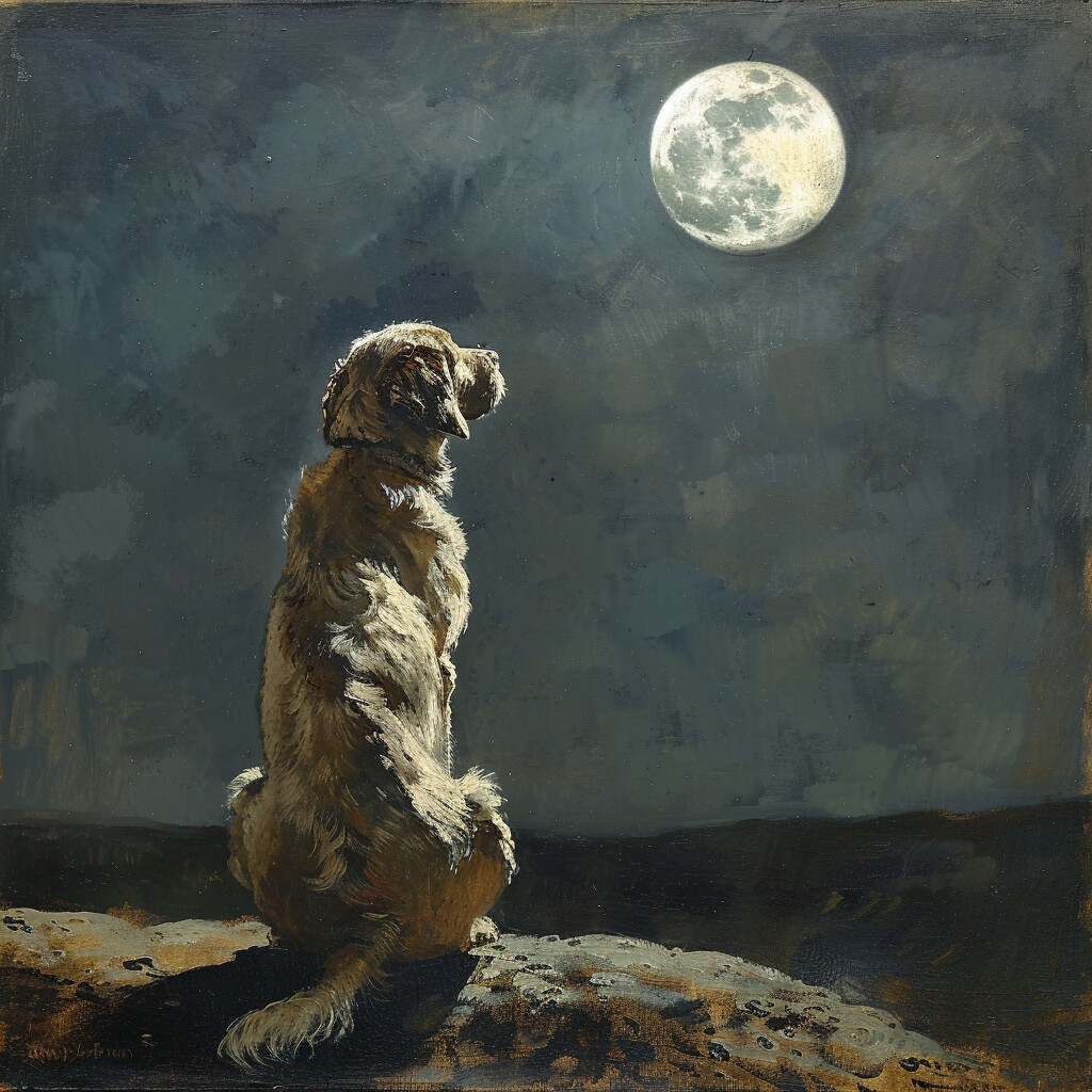 ArtStation - The Dog and The Moon