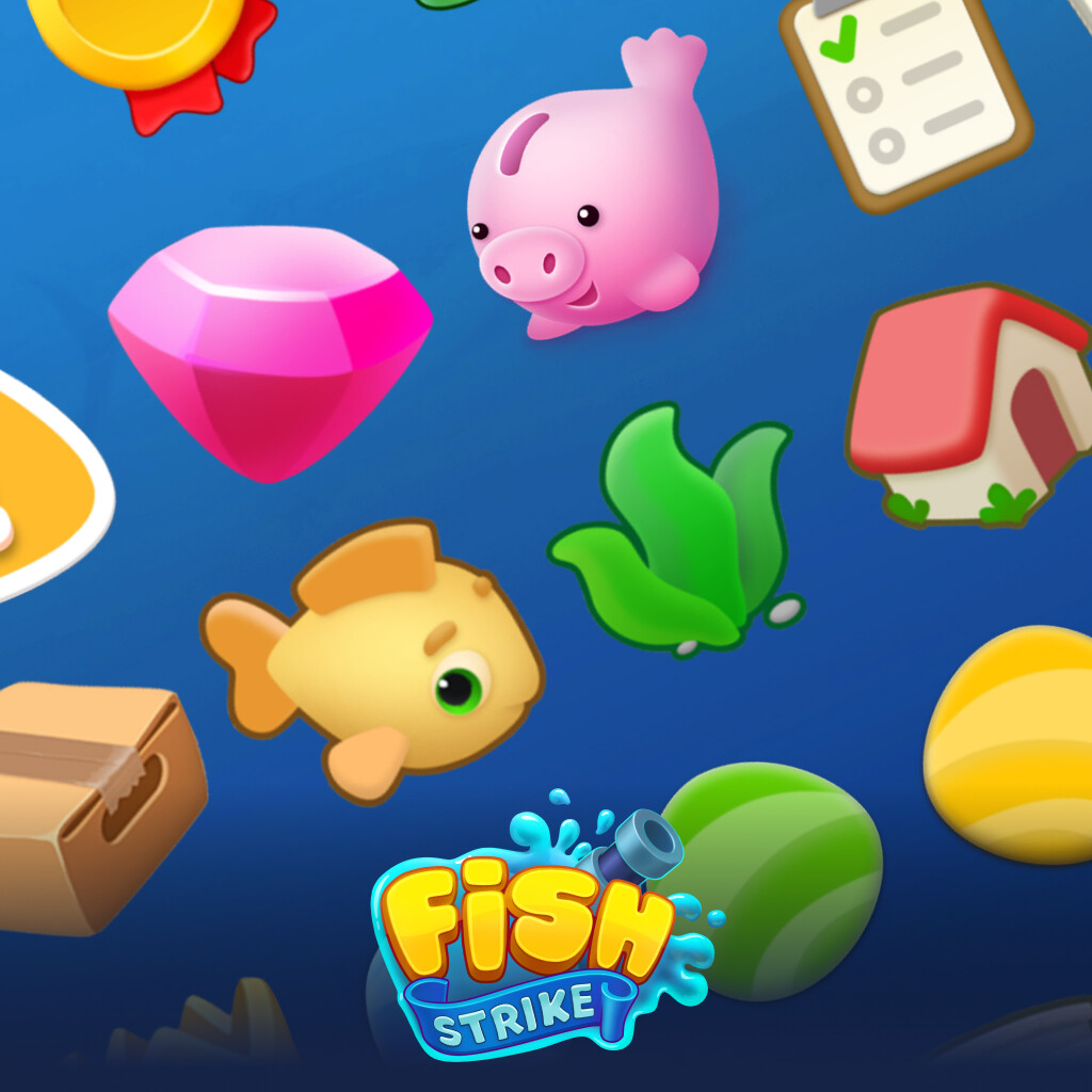 ArtStation - FISH STRIKE SEA ADVENTURE | UI