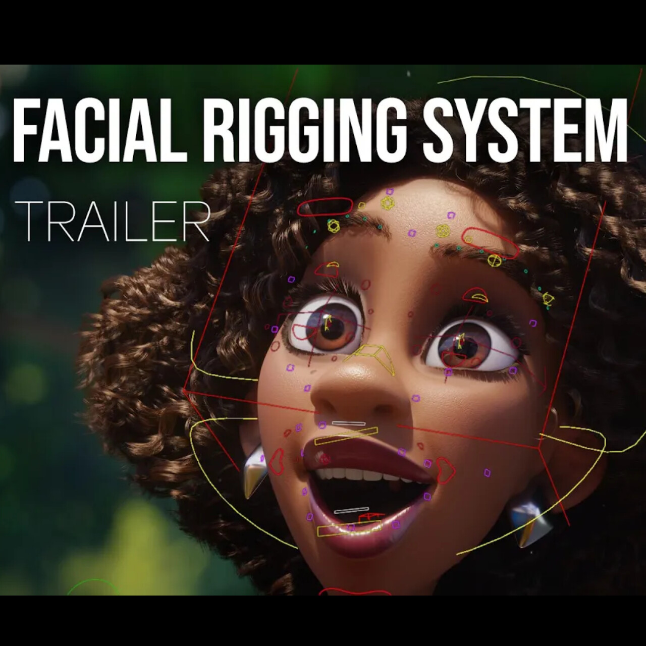 ArtStation - Facial Rigging System | short trailer
