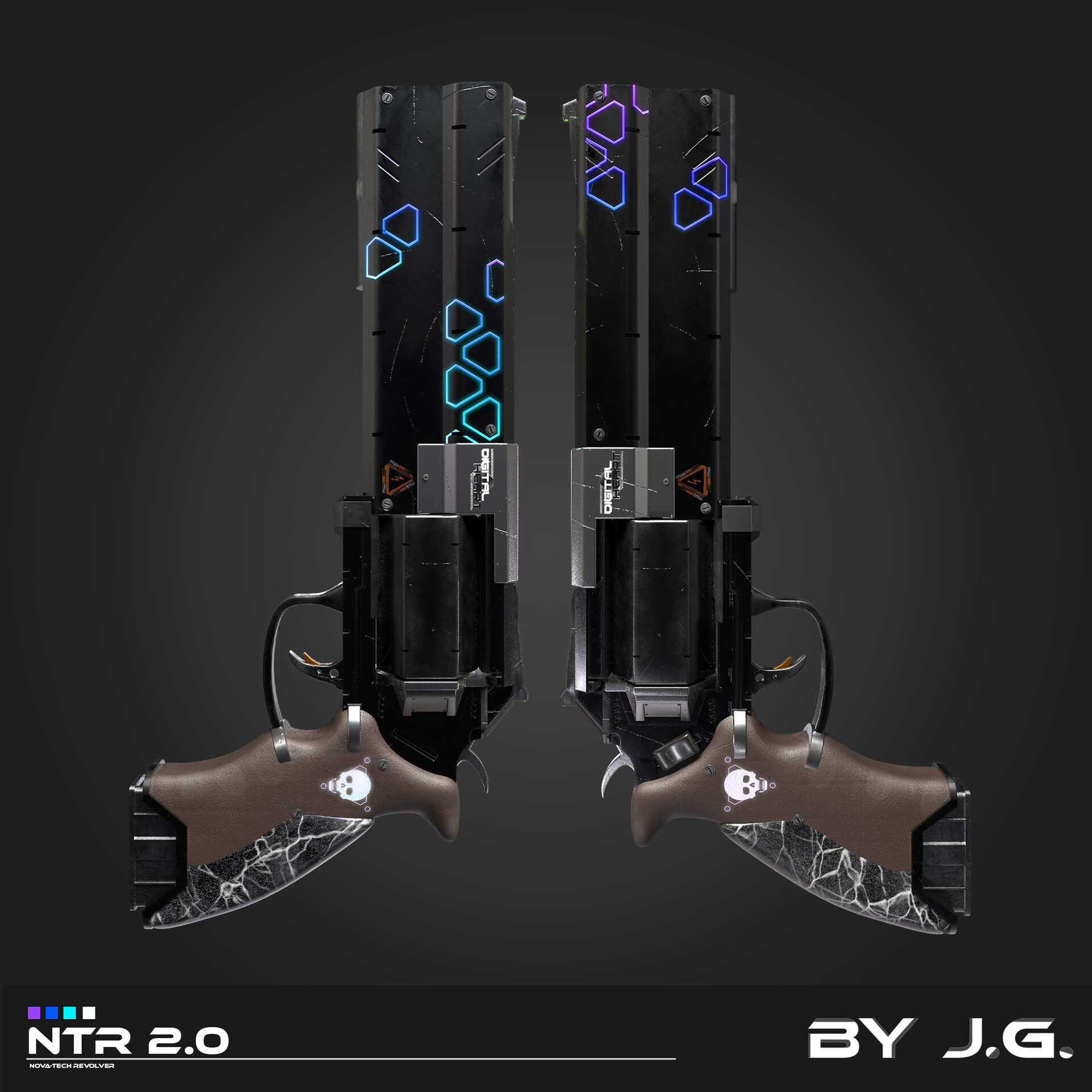 ArtStation - Cyberpunk Revolver