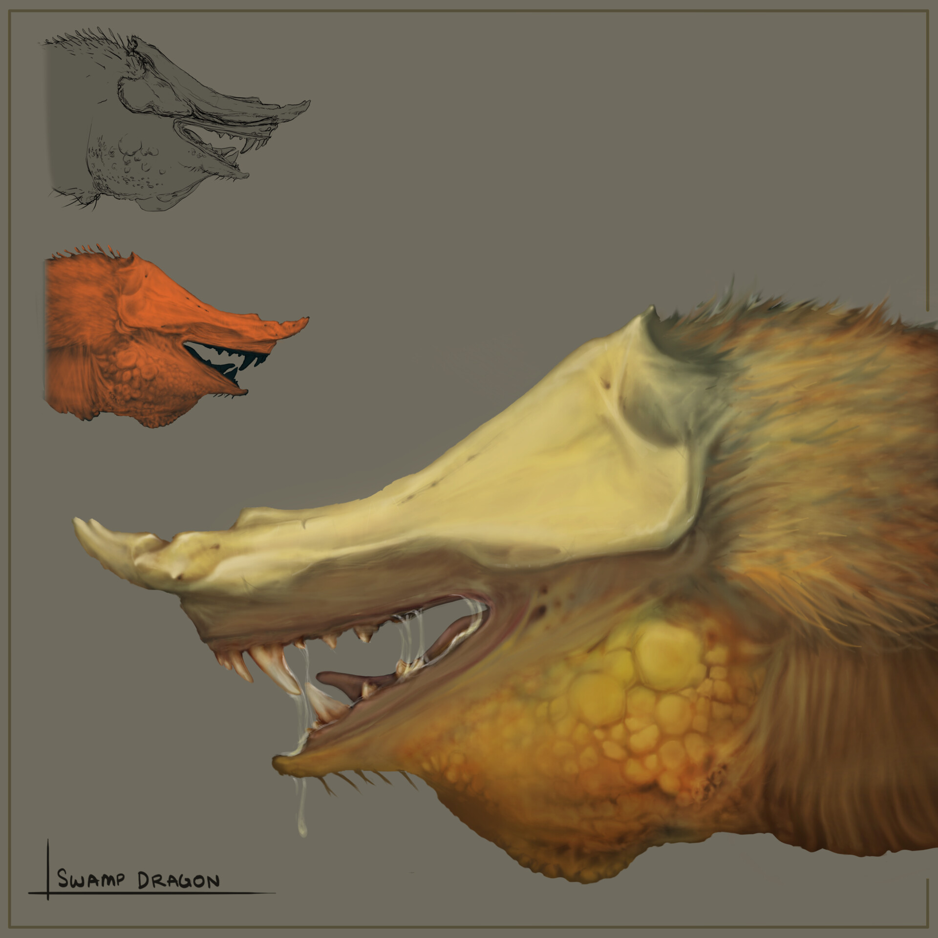 ArtStation - Swamp Dragon