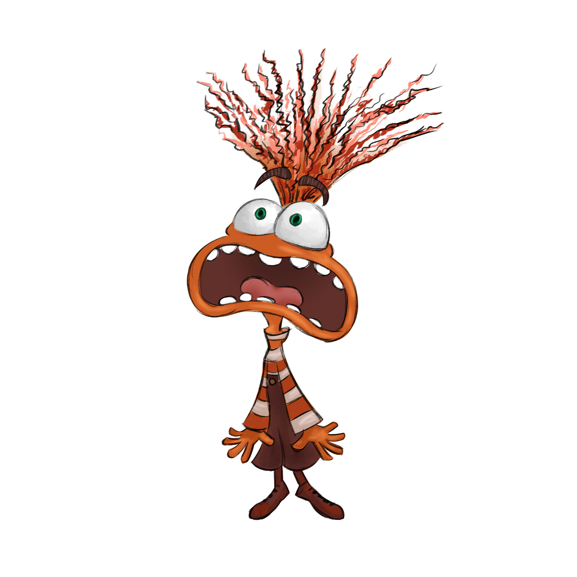 ArtStation - Inside Out 2 Anxiety - Character Design