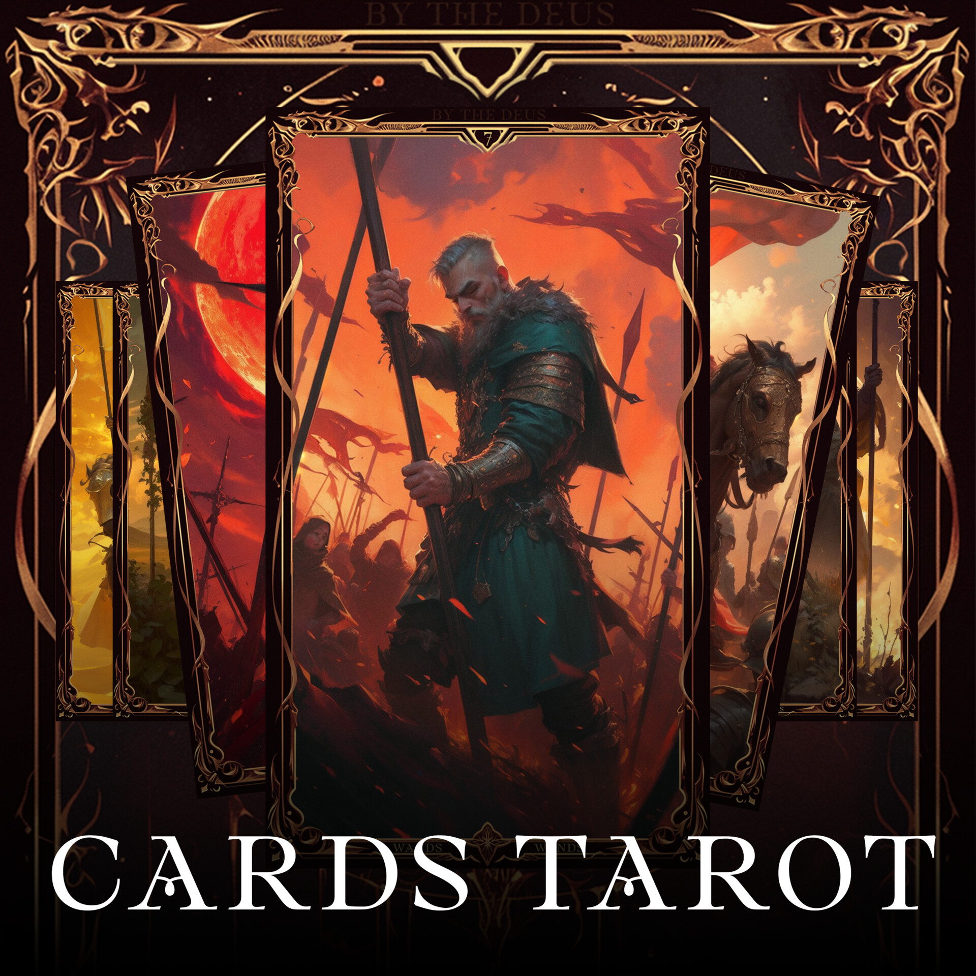 ArtStation - Tarot cards | Wands