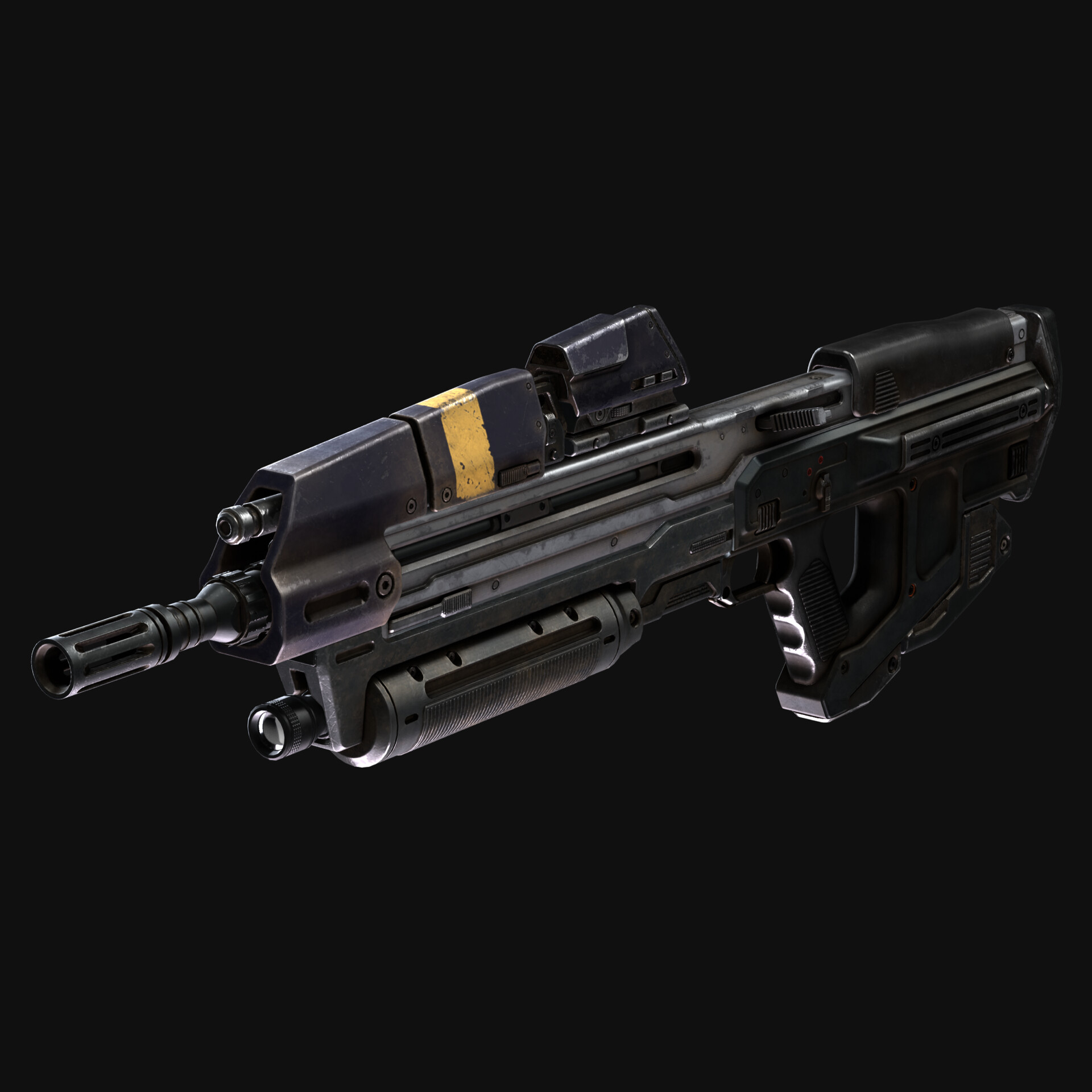 ArtStation - Halo Infinite Assault Rifle