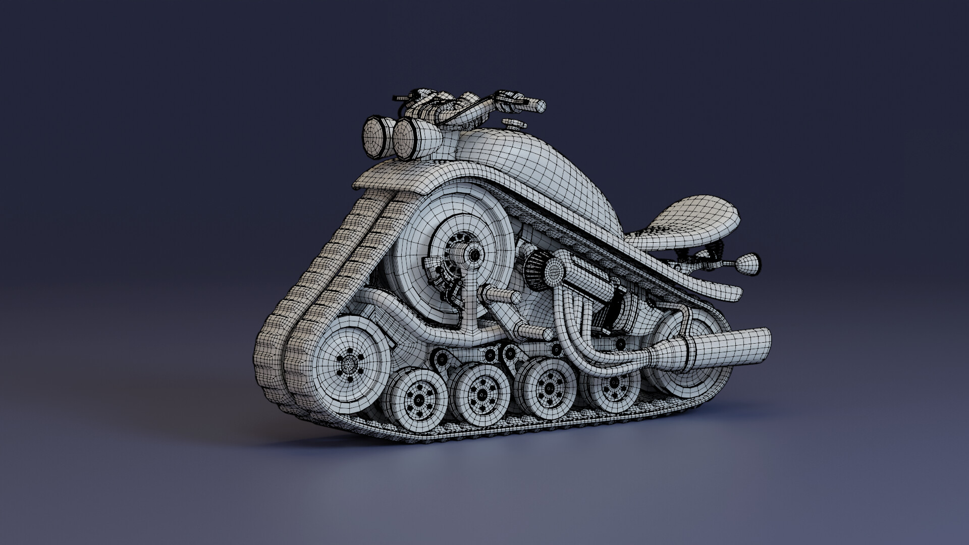 ArtStation - Rubber Track Bike