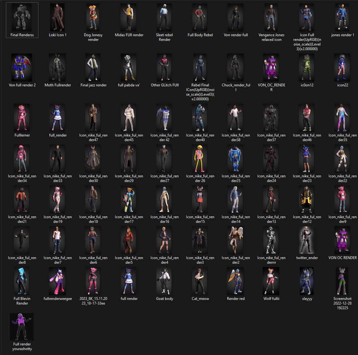 ArtStation - Vrchat Custom Fortnite Avatar Work (2021-2024)