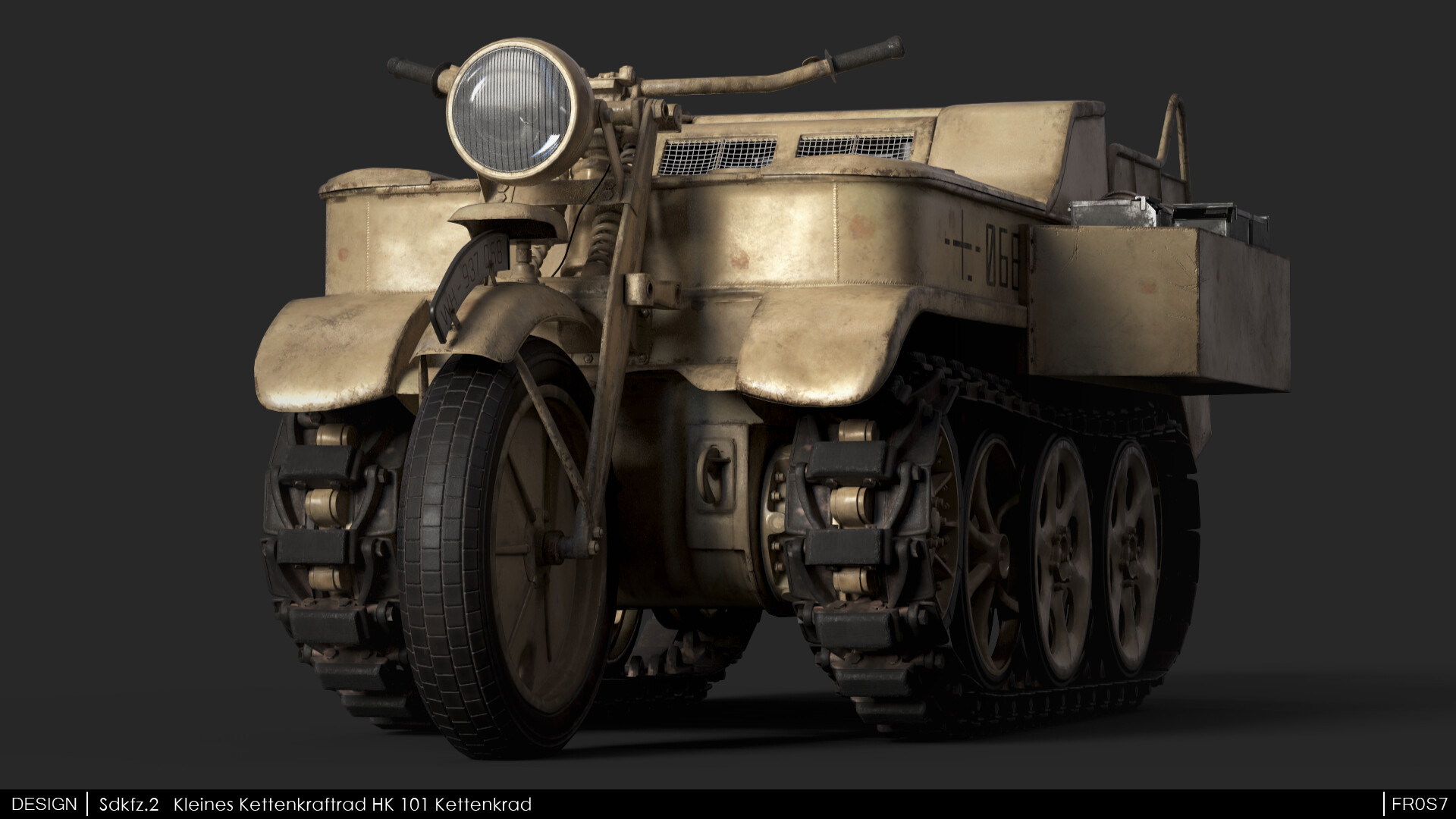 ArtStation - Sd.kfz.2 Kettenkrad