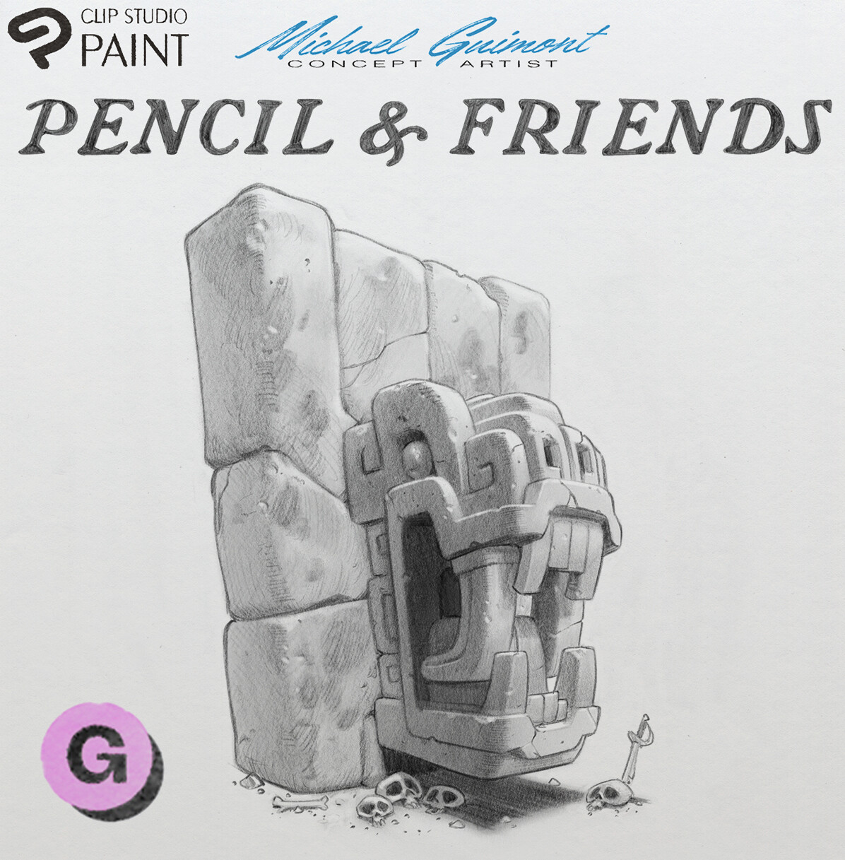 ArtStation - Michael Guimont Pencils & Friends for Clip Studio Paint