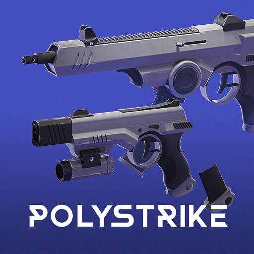 ArtStation - Polystrike: weapons