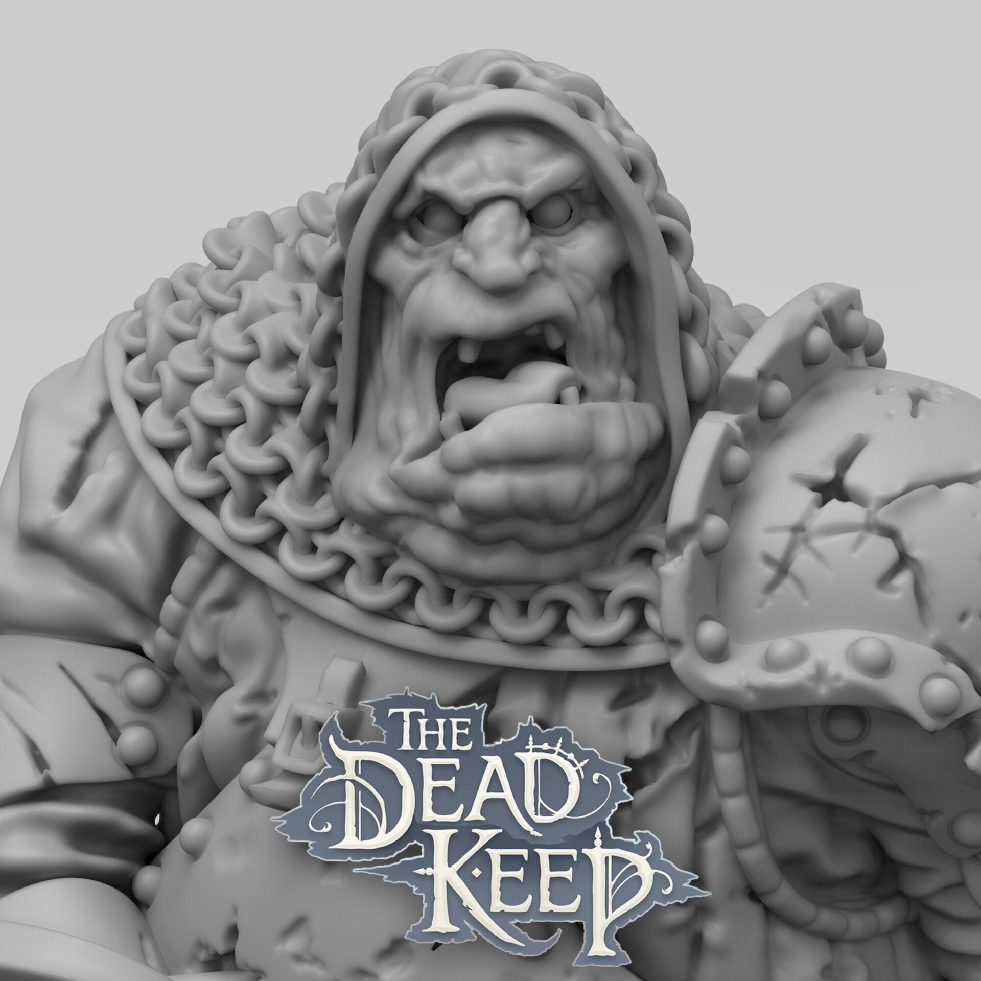 ArtStation - Shadowguard 3 miniature - The Dead Keep