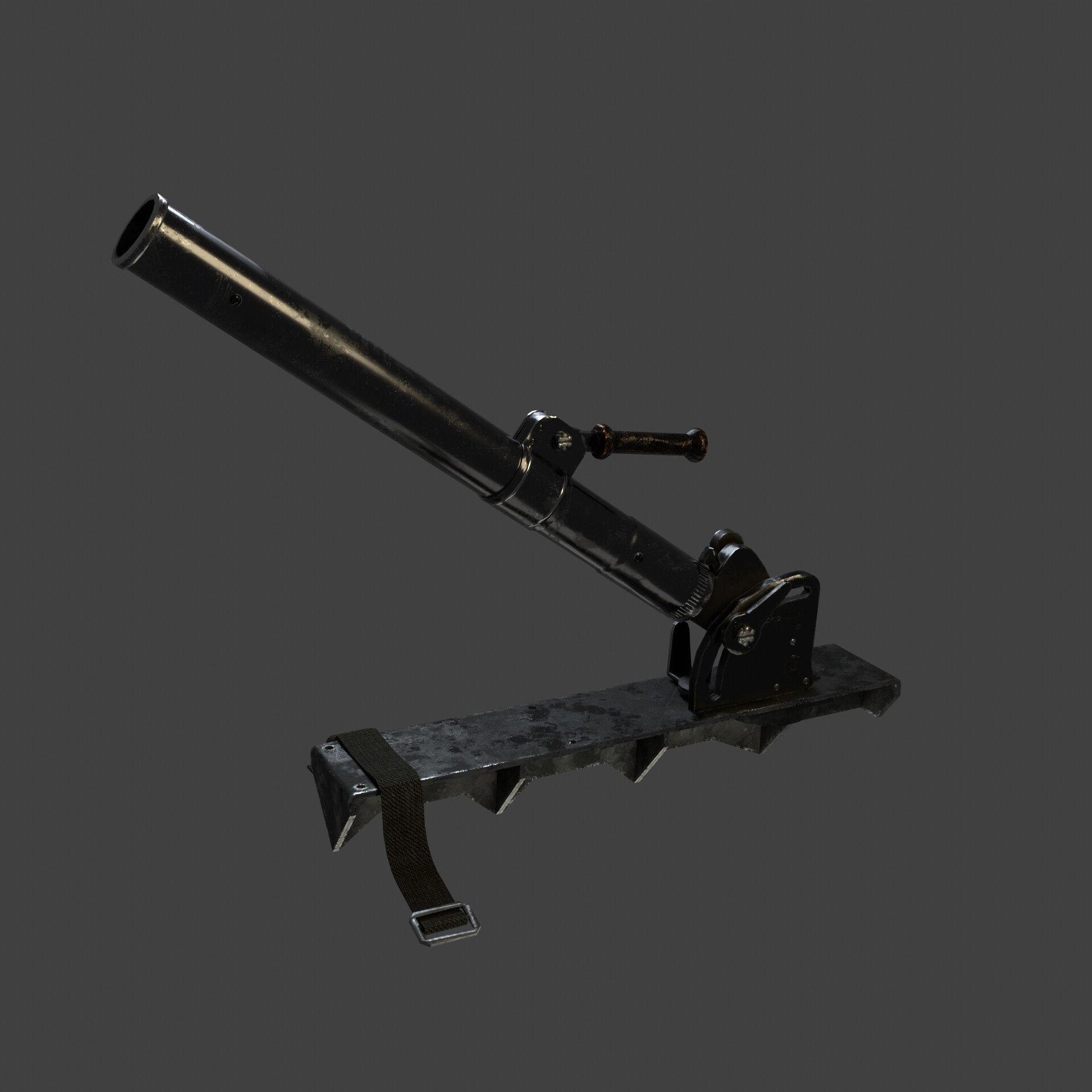 ArtStation - British Two-inch Mortar Mk II