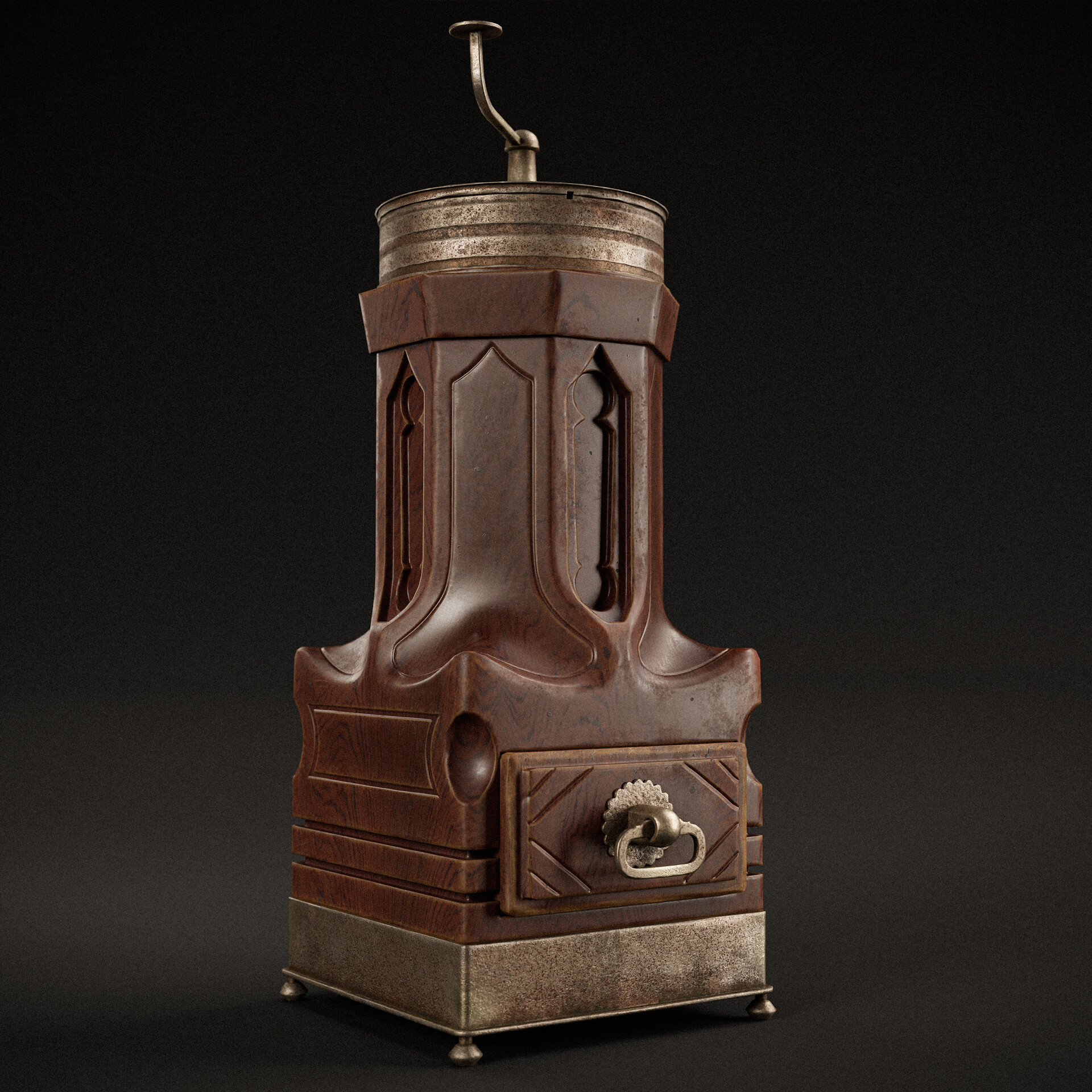 ArtStation - Gothic Coffee Grinder