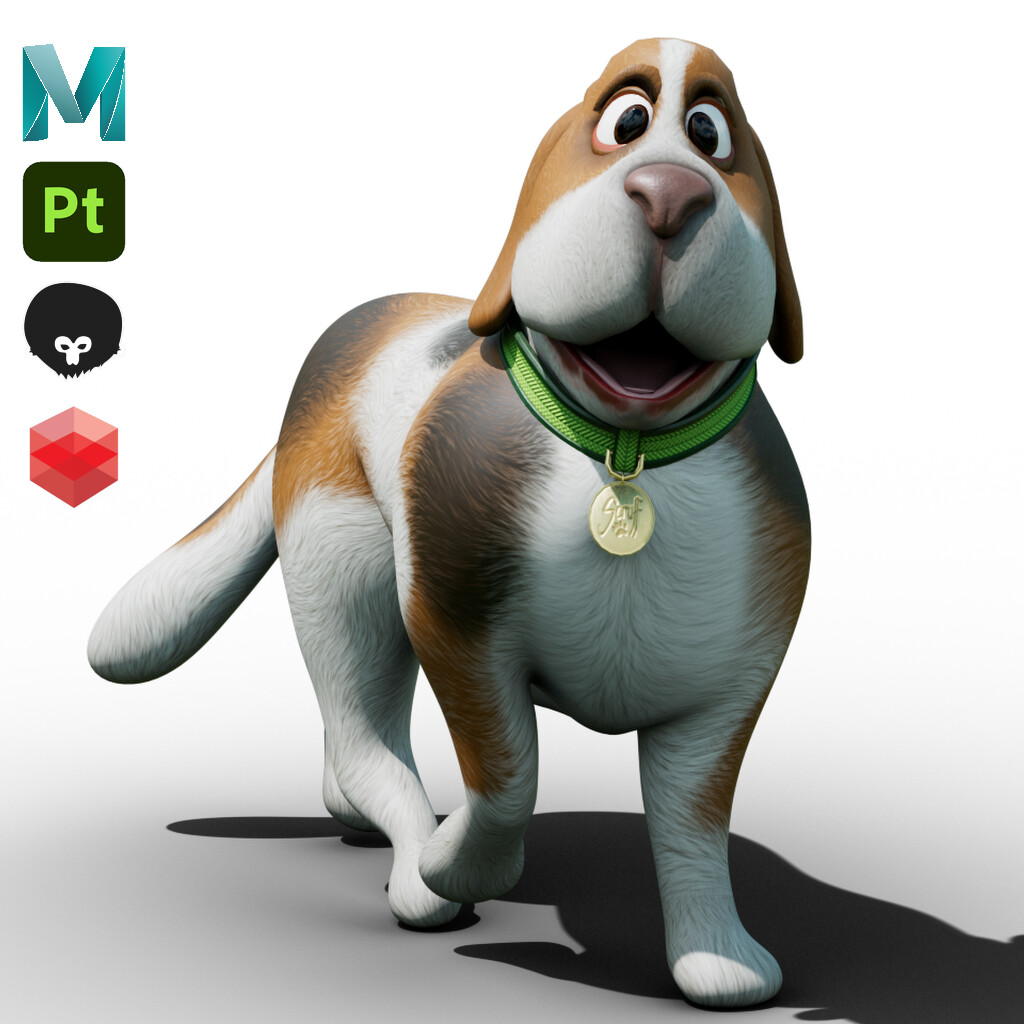 ArtStation - Scruff the Dog