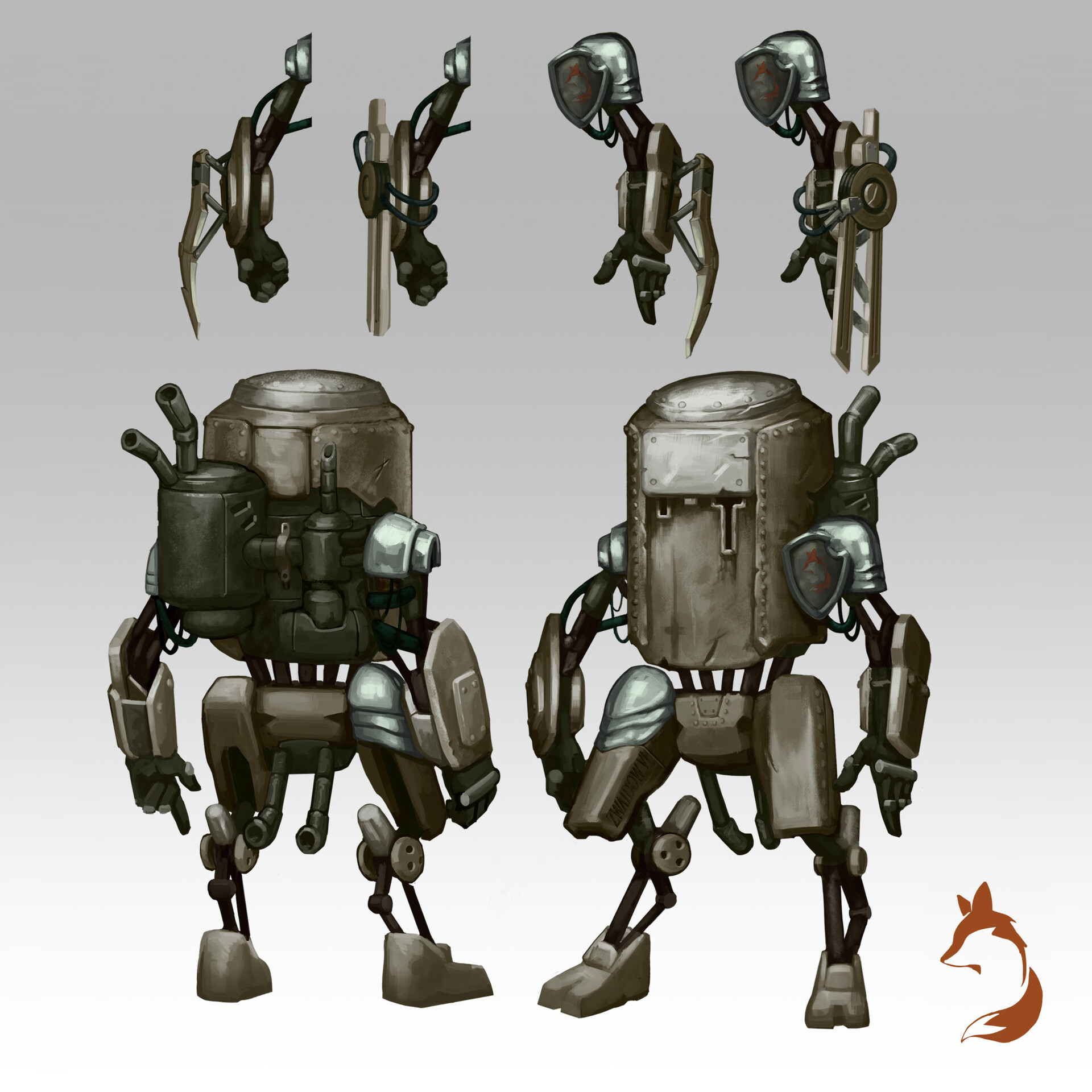 ArtStation - Old Robot Comission