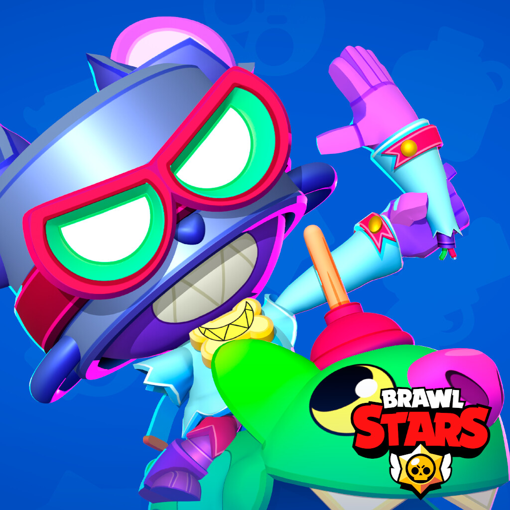 ArtStation - BRAWL STARS - Mutant Rider Carl