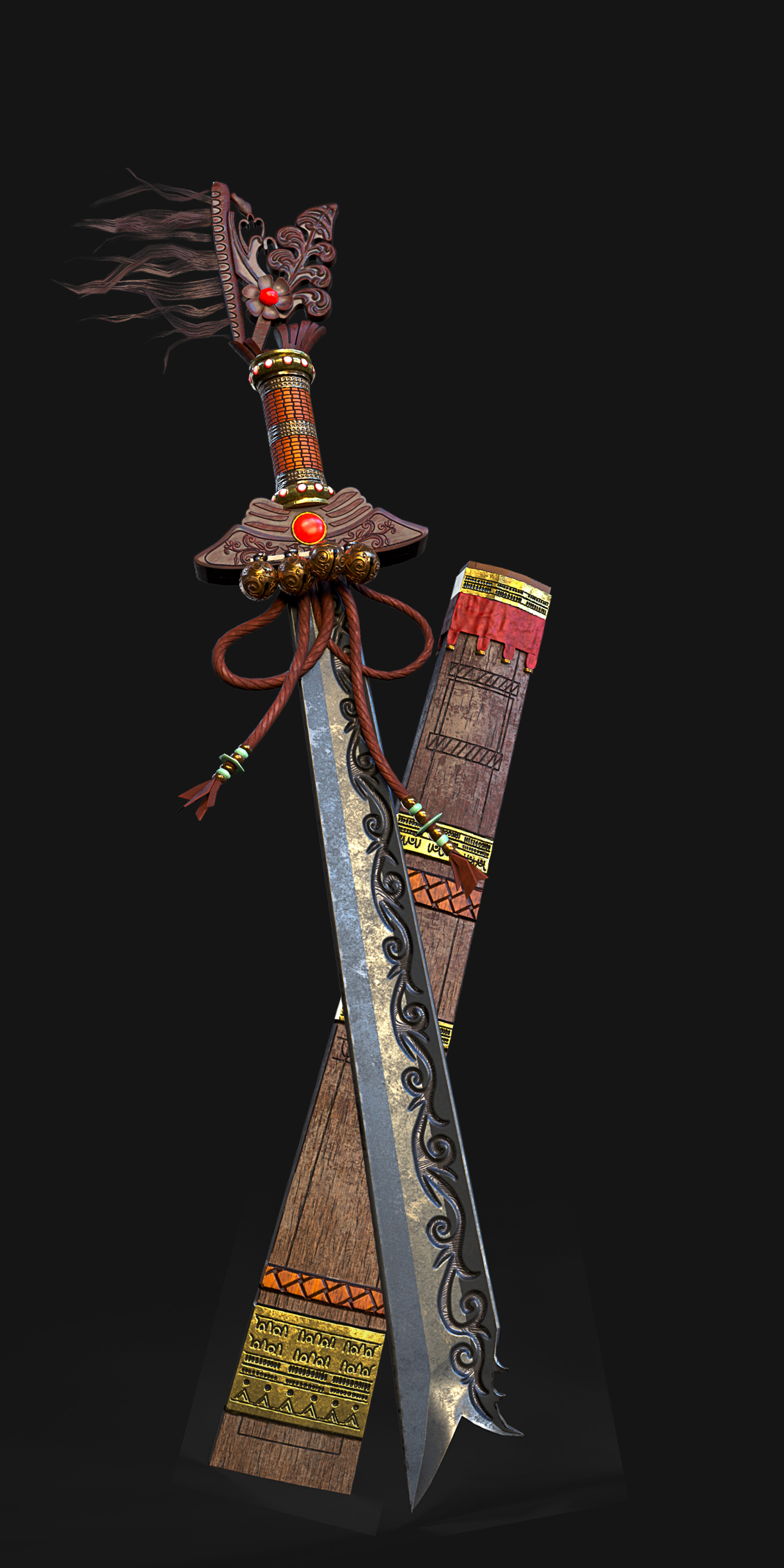 ArtStation - sword/props/weapons