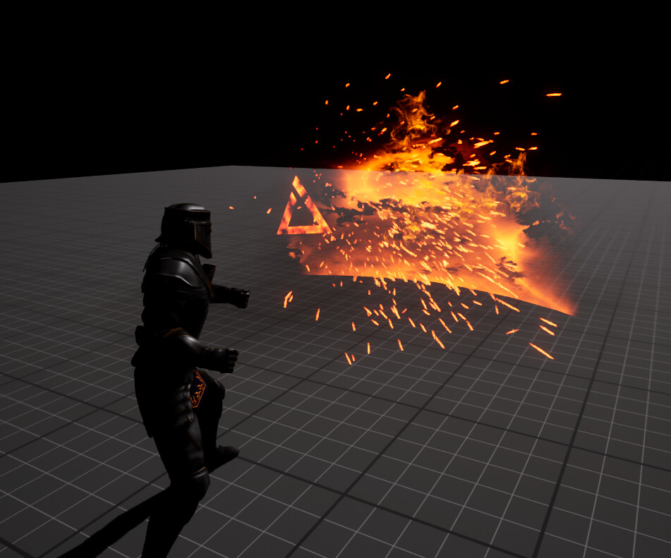 ArtStation - The Witcher 3: IGNI Sign Remake