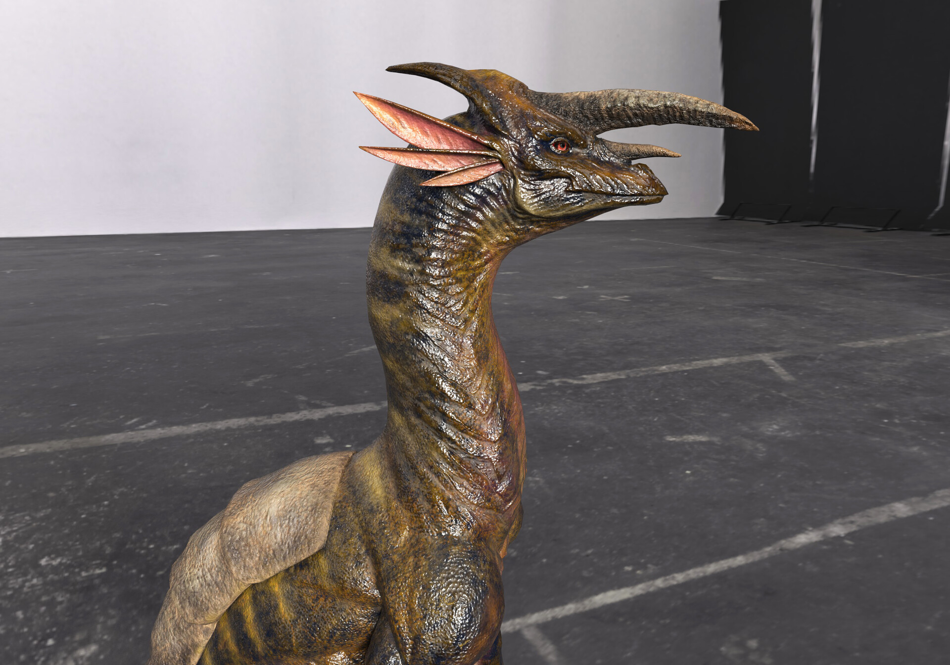 ArtStation - Single Horn Alien Creature