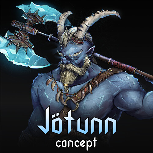 ArtStation - Jötunn of Jötunheim. Concept.