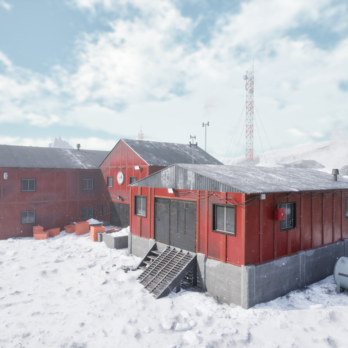 ArtStation - (UE5) Arctic Base (2024)