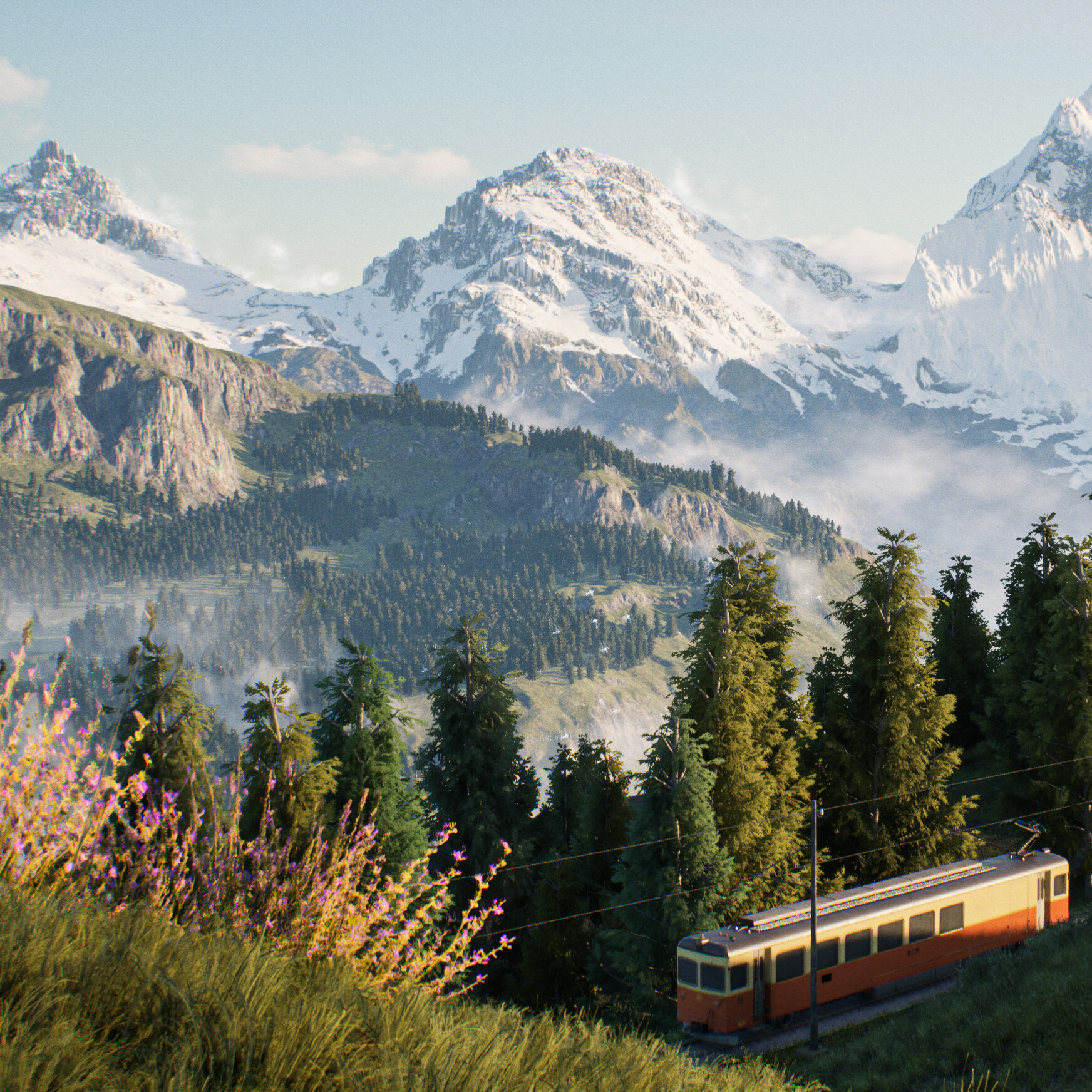 ArtStation - Swiss Alps