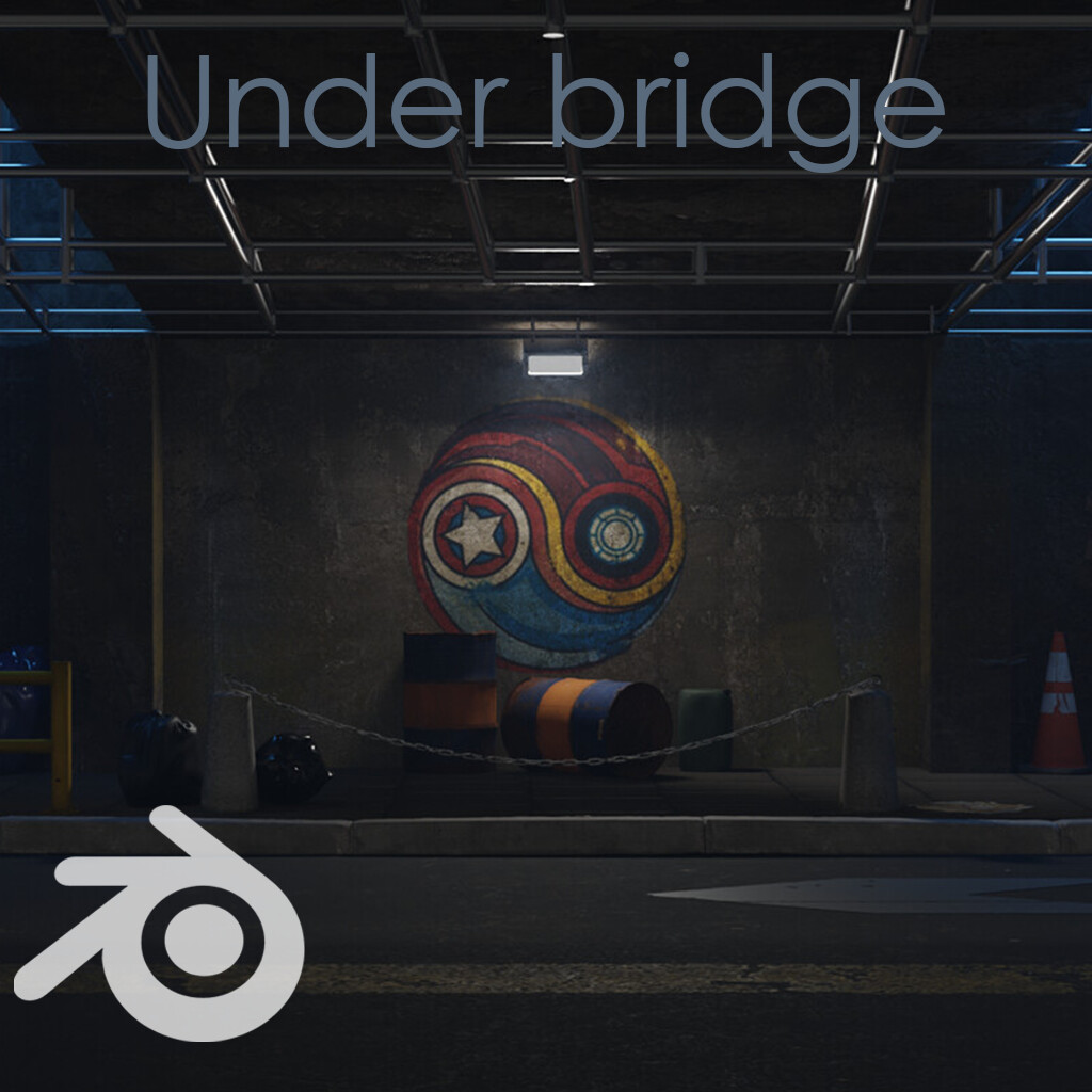 ArtStation - Under bridge