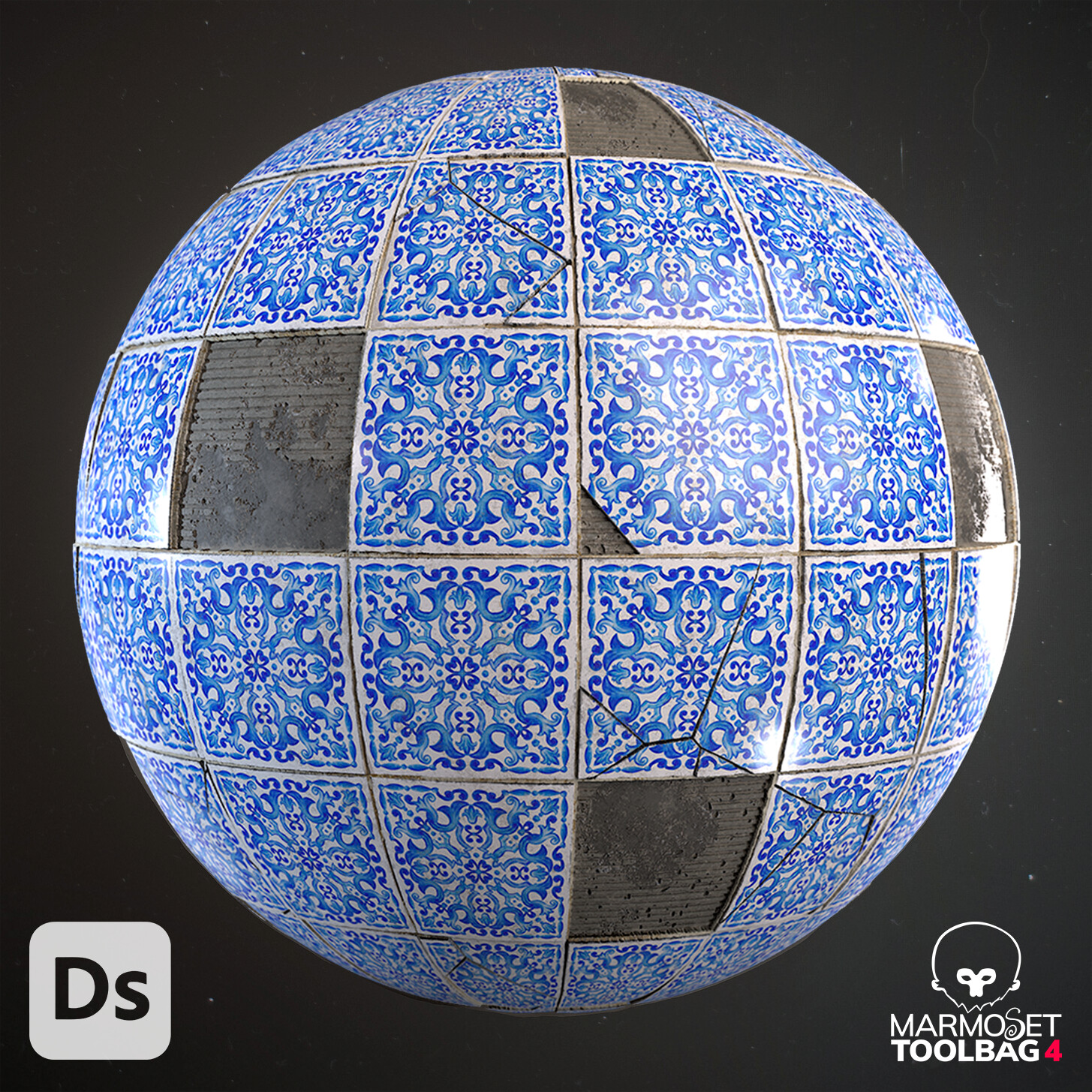 ArtStation - Ceramic Floor Material