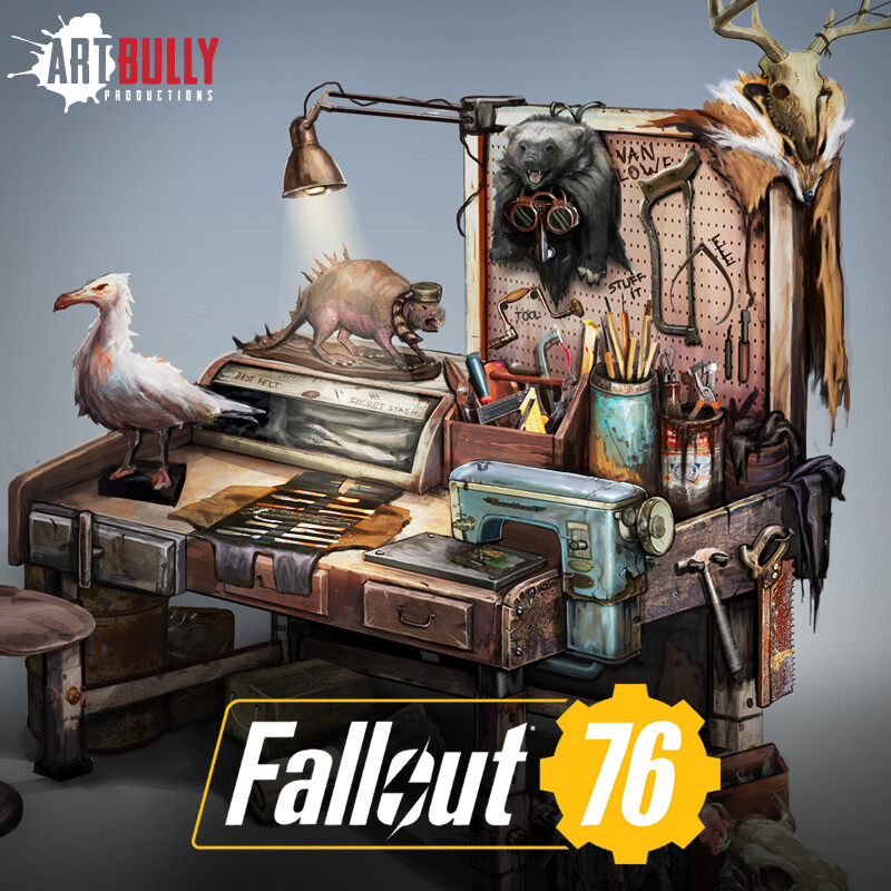 ArtStation - Fallout 76 - Concept Art - Environment Props 03