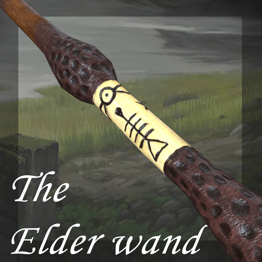 ArtStation - The Elder wand fanart