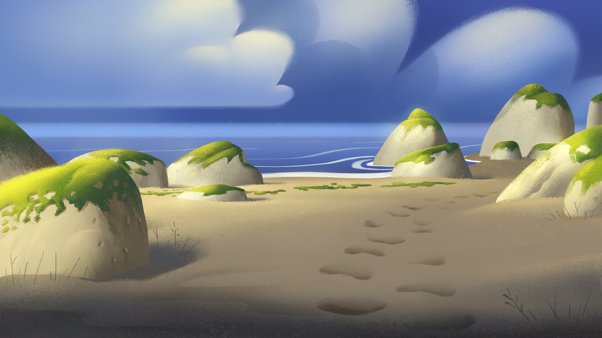 ArtStation - Background for animation movie