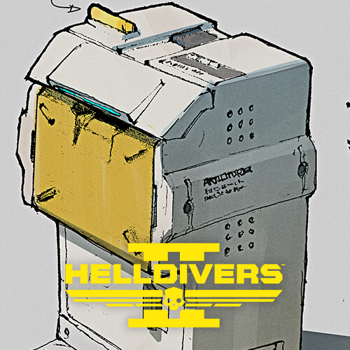 ArtStation - Helldivers 2: objective props 1