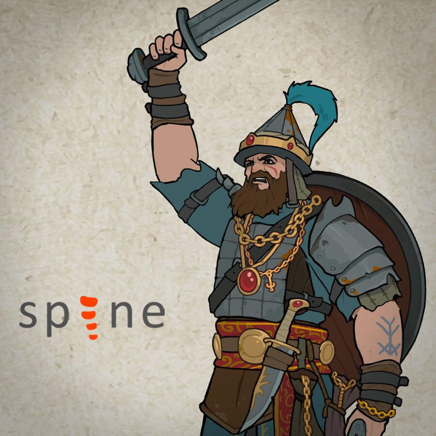 ArtStation - Chief Robber (Spine 2D Animation)